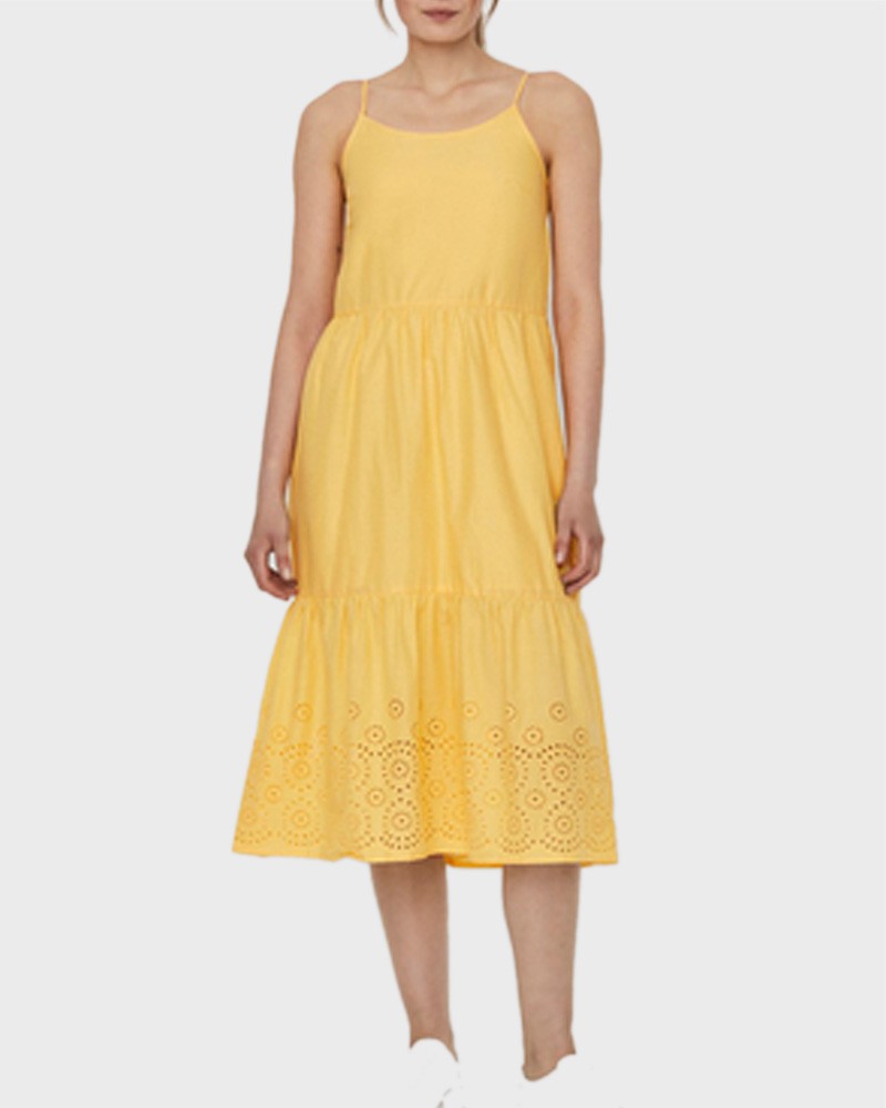 Vero Moda Dress Embroidered - 10225954 - sagiakos-stores.gr