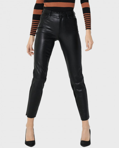 Only Παντελόνι PU Faux Leather Trousers - 15209293 - sagiakos-stores.gr