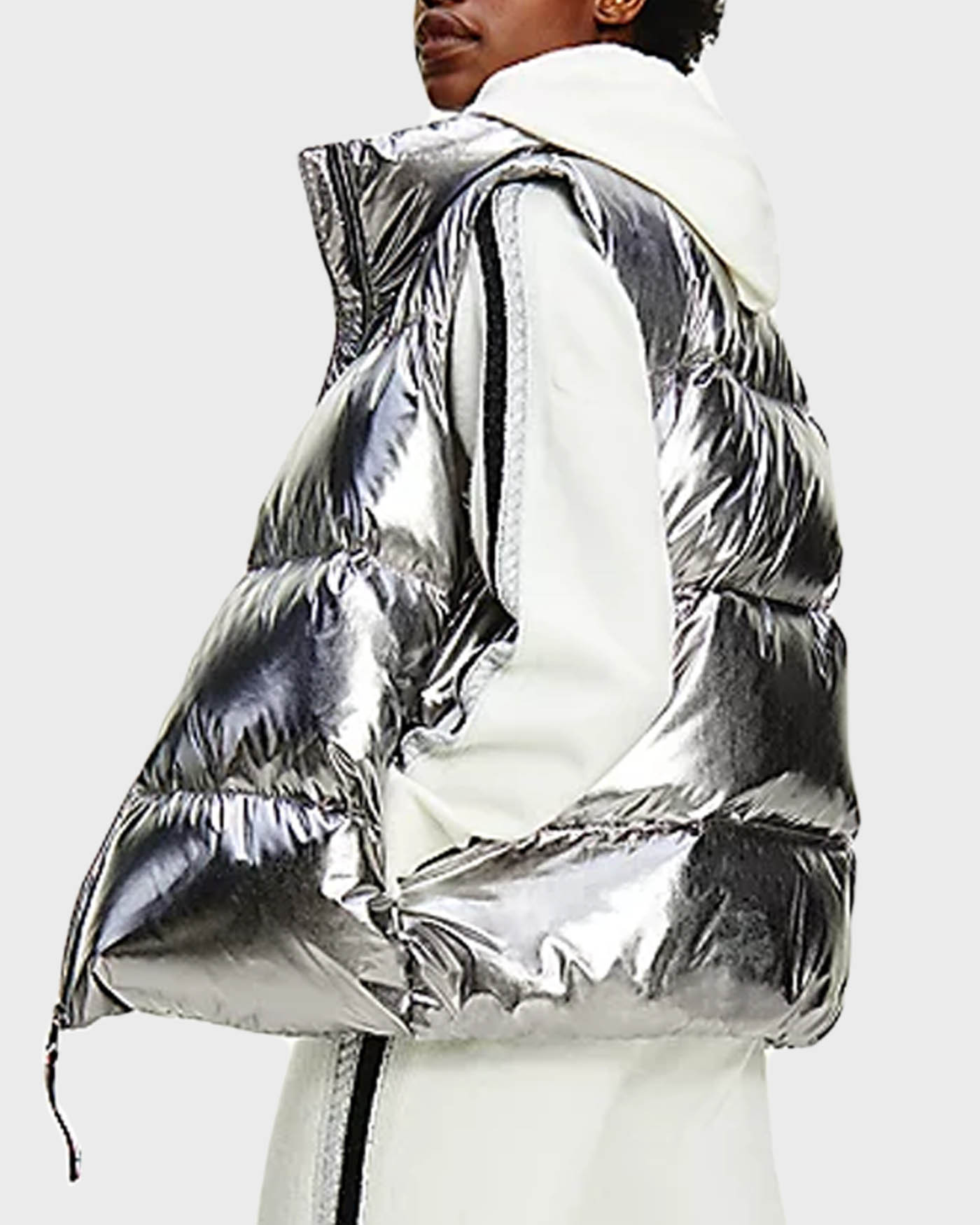 TOMMY HILFIGER GLOSS FOIL DOWN PUFFER ΓΥΝΑΙΚΕΙΟ ΑΜΑΝΙΚΟ ΜΠΟΥΦΑΝ ...