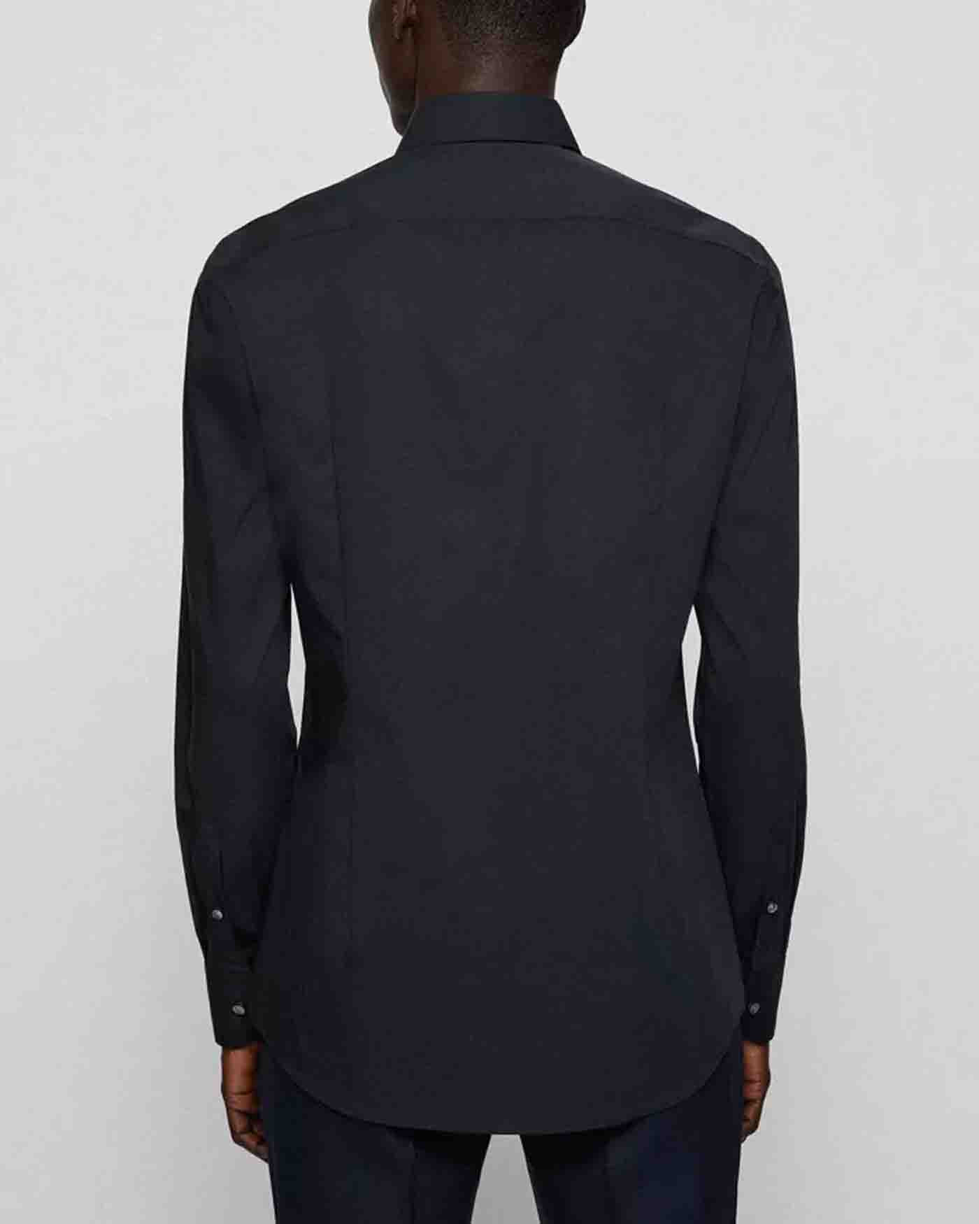 BOSS SLIM-FIT SHIRT IN EASY-IRON STRETCH-COTTON POPLIN - 50469345 Η ...