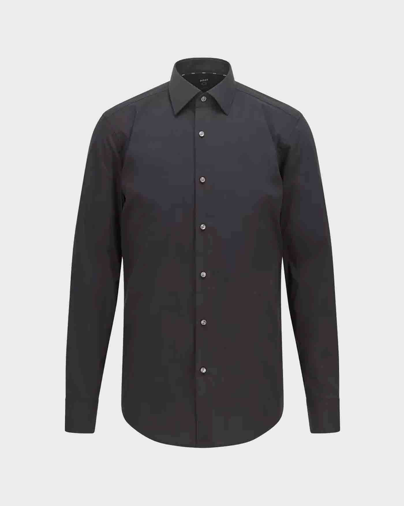 BOSS SLIM-FIT SHIRT IN EASY-IRON STRETCH-COTTON POPLIN - 50469345 Η ...