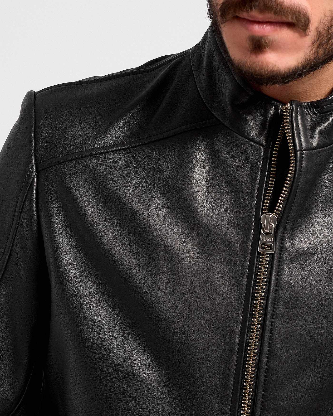 Hugo Ανδρικό Δερμάτινο Μπουφάν - 50455293 LOKIS - sagiakos-stores.gr