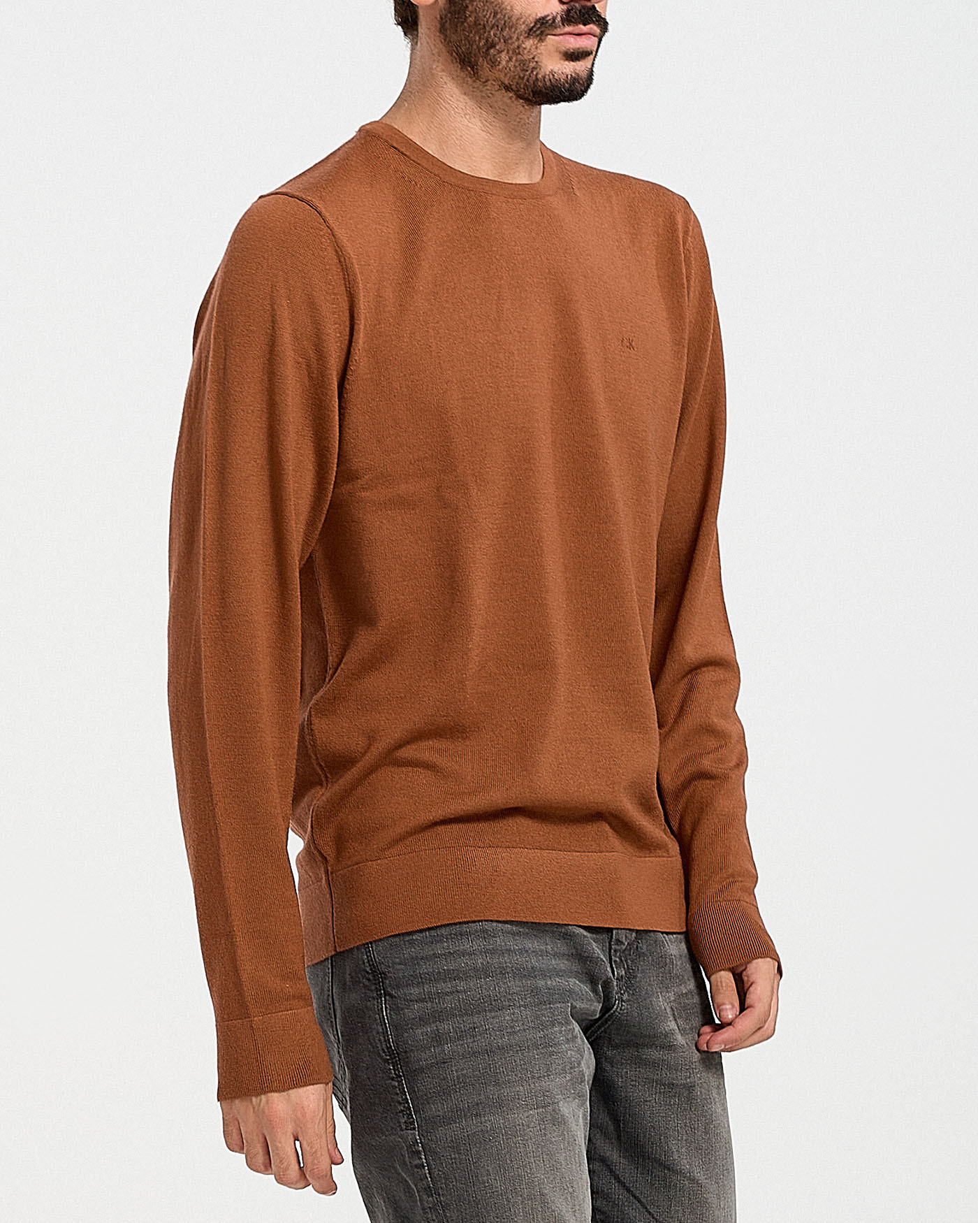 CALVIN KLEIN ΑΝΔΡΙΚΟ ΠΛΕΚΤΟ KNITWEAR CREW NECK SUPERIOR WOOL ...