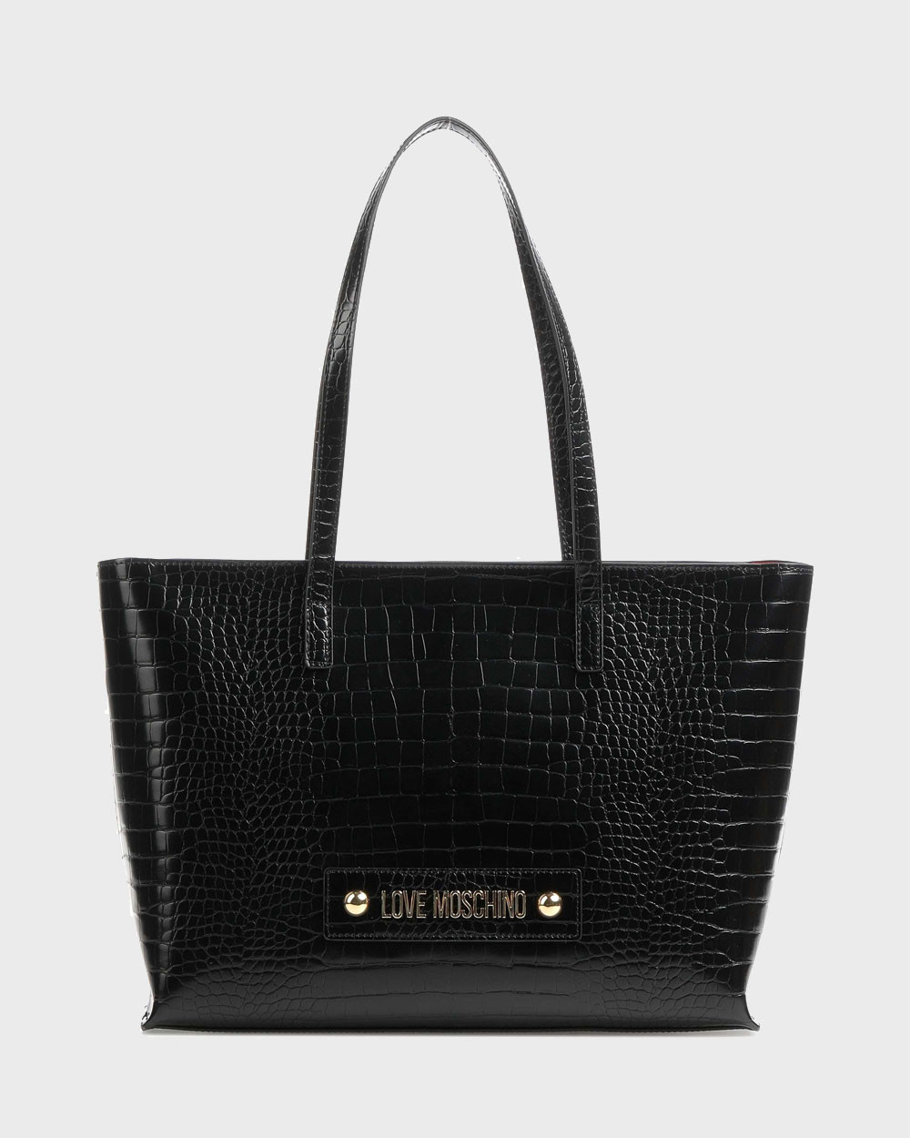 LOVE MOSCHINO ΓΥΝΑΙΚΕΙΑ ΤΣΑΝΤΑ Big Logo Croco Cabas - JC4425PP0FKS0 ...