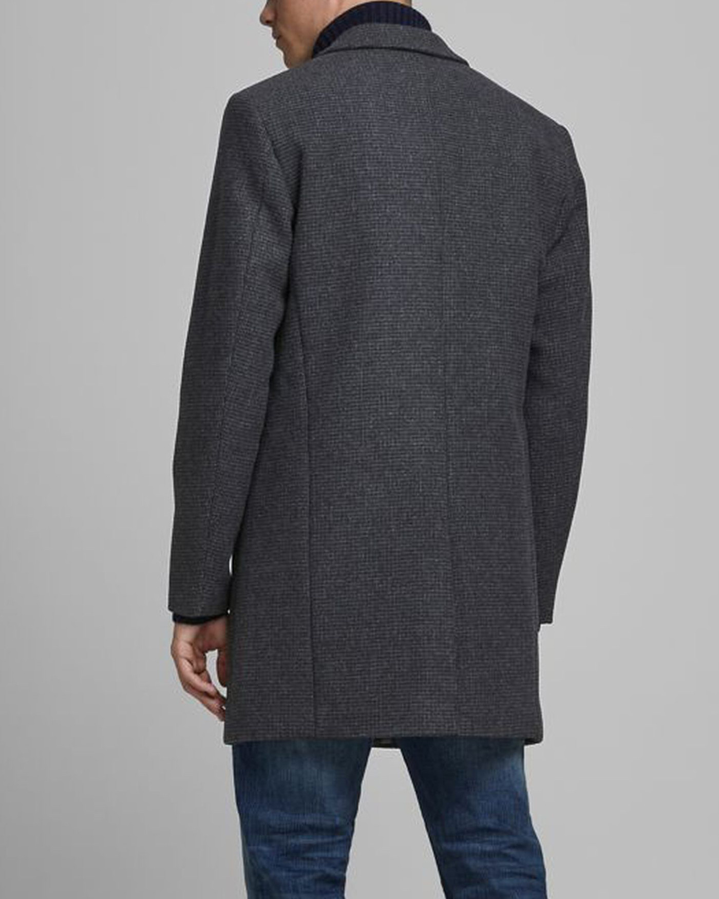 JACK & JONES ΜΑΛΛΙΝΟ ΑΝΔΡΙΚΟ ΠΑΛΤΟ - 12171374 - sagiakos-stores.gr