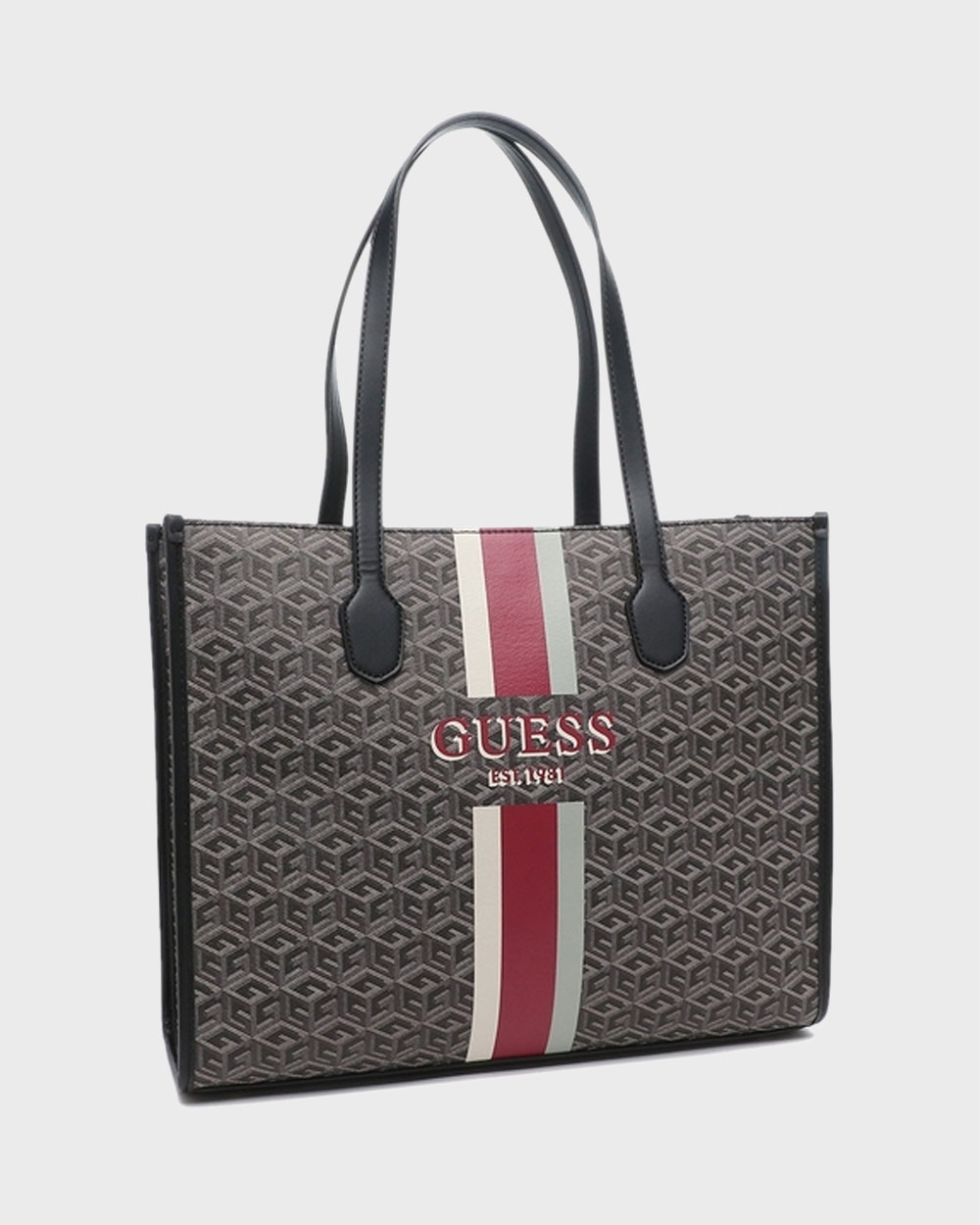 GUESS ΓΥΝΑΙΚΕΙΑ ΤΣΑΝΤΑ Shopper silvana logo g cube - HWSC866523 ...
