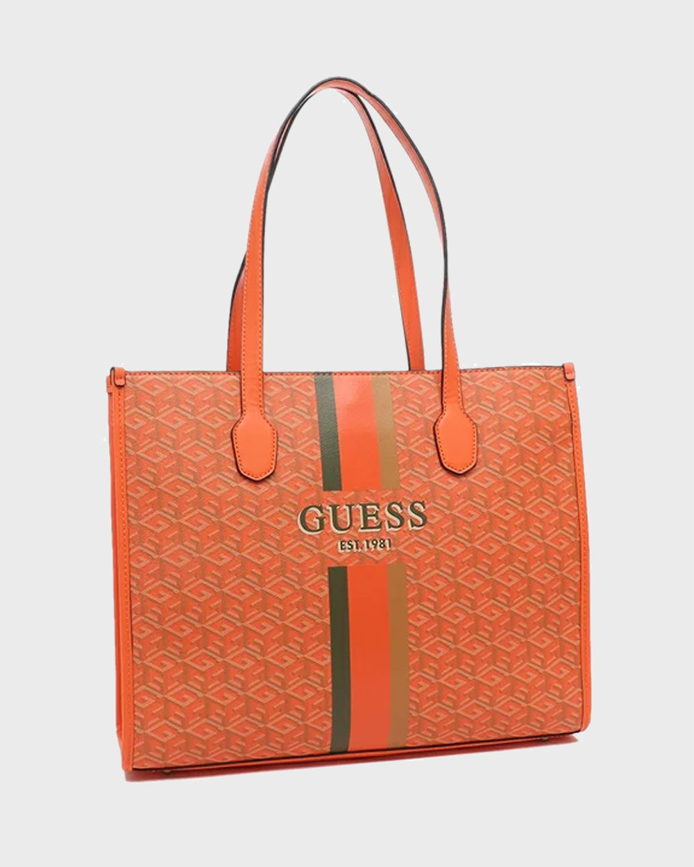 GUESS ΓΥΝΑΙΚΕΙΑ ΤΣΑΝΤΑ Shopper silvana logo g cube - HWSC866523 ...