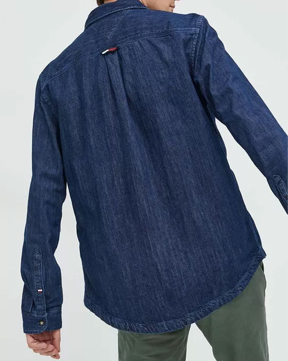 TOMMY HILFIGER ΑΝΔΡΙΚΟ ΠΟΥΚΑΜΙΣΟ TJM DENIM BADGE SHIRT - DM0DM15411 ...