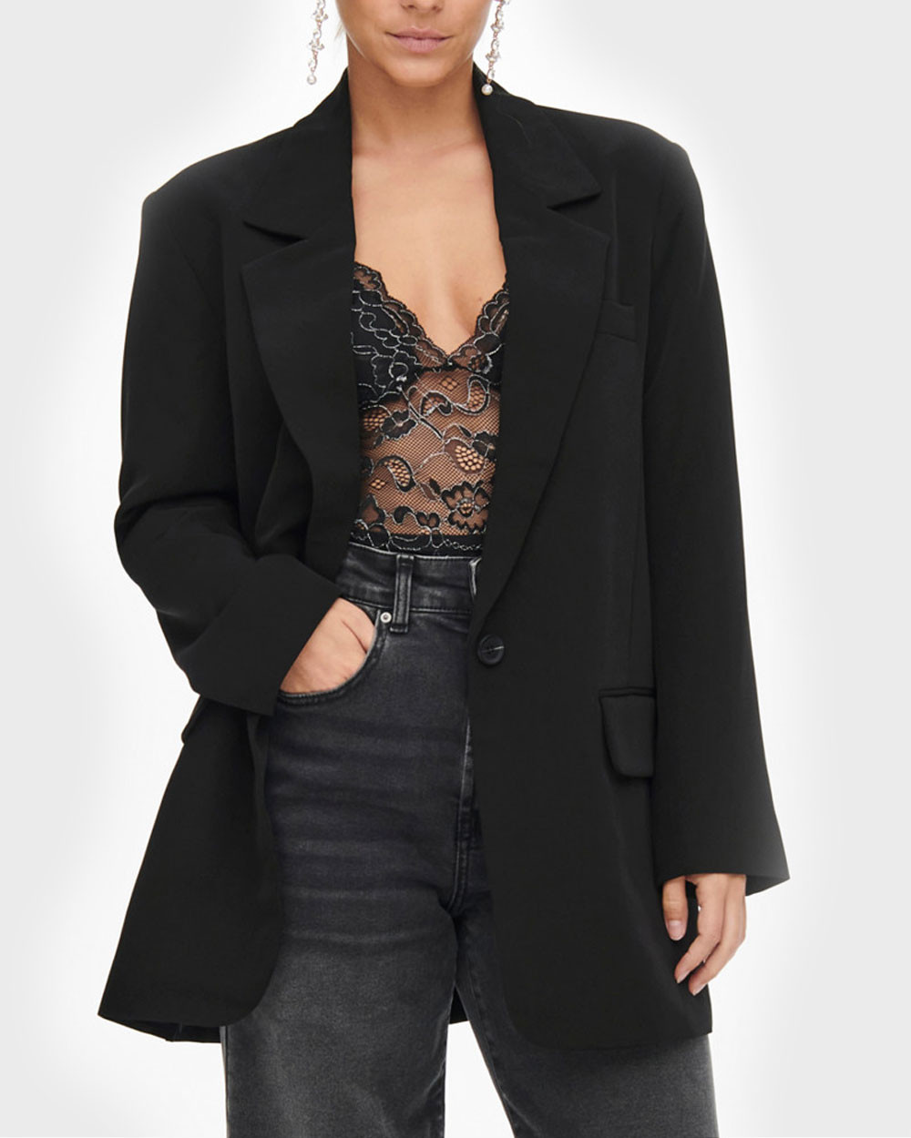 ONLY ΓΥΝΑΙΚΕΙΟ ΜΕΣΑΤΟ ΣΑΚΑΚΙ BLAZER LANA - 15245698 - sagiakos-stores.gr