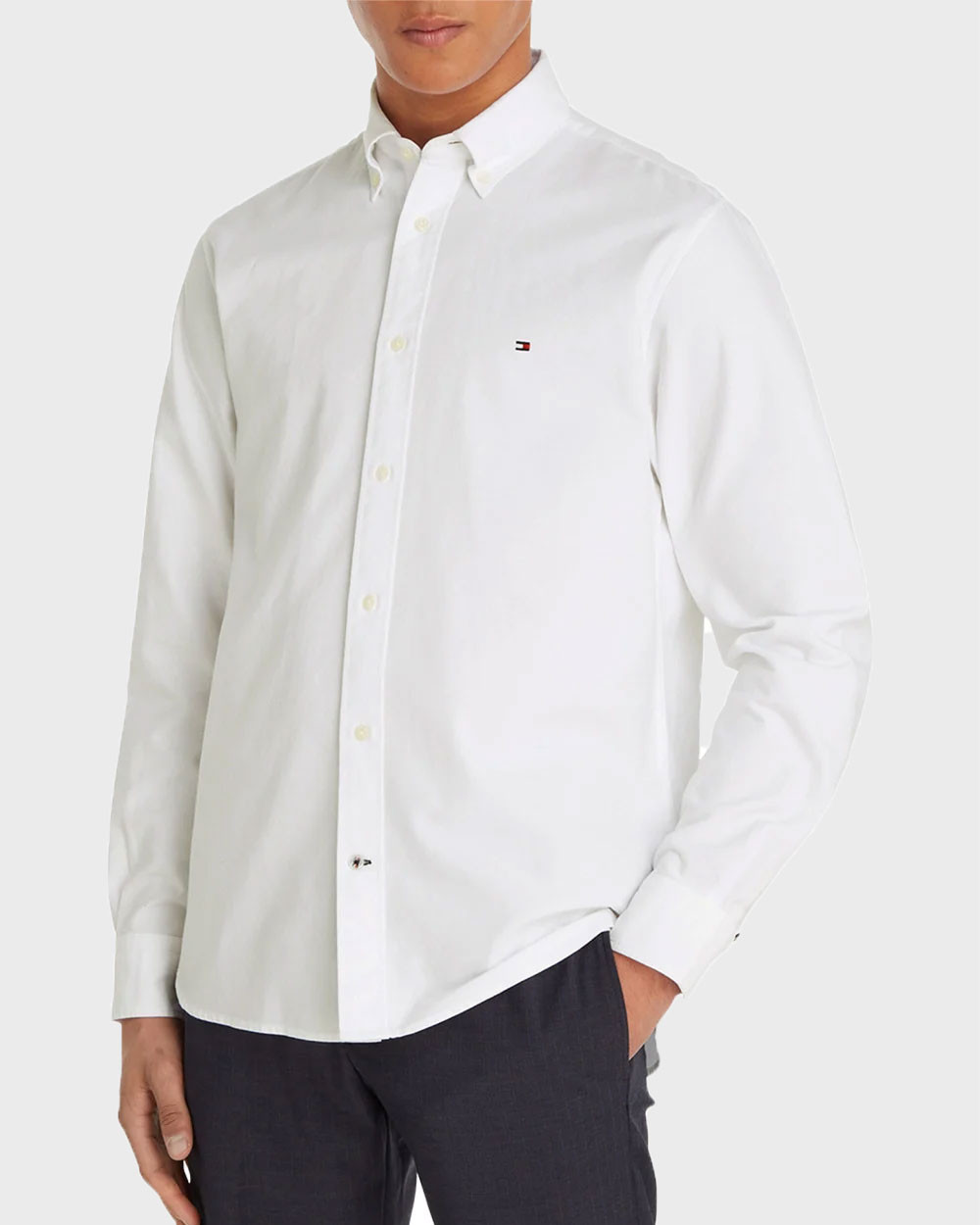 TOMMY HILFIGER ανδρικο ΠΟΥΚΑΜΙΣΟ Straight Oxford shirt - MW0MW29167 ...