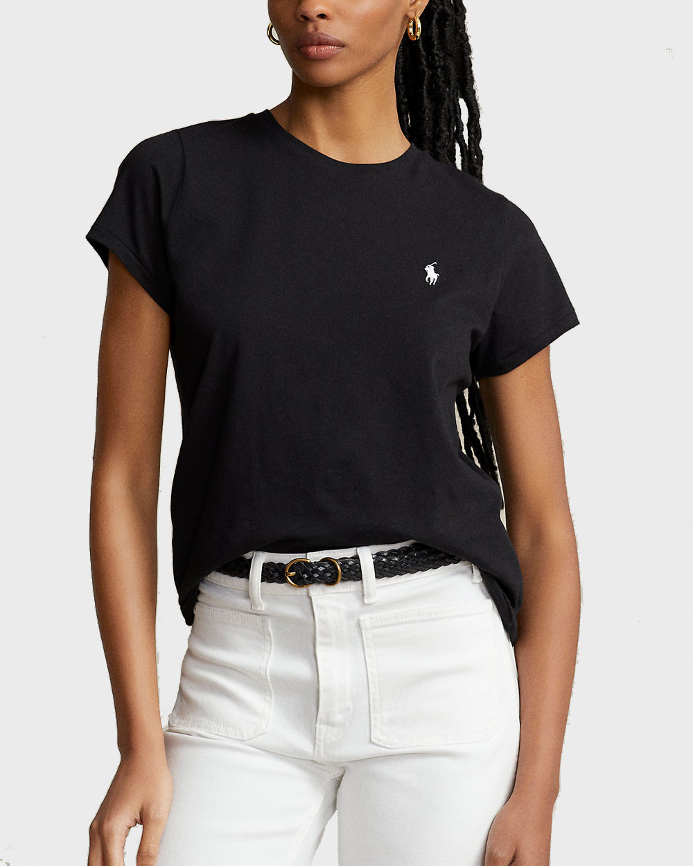 POLO RALPH LAUREN ΓΥΝΑΙΚΕΙΑ ΜΠΛΟΥΖΑ COTTON JERSEY CREWNECK T-SHIRT ...