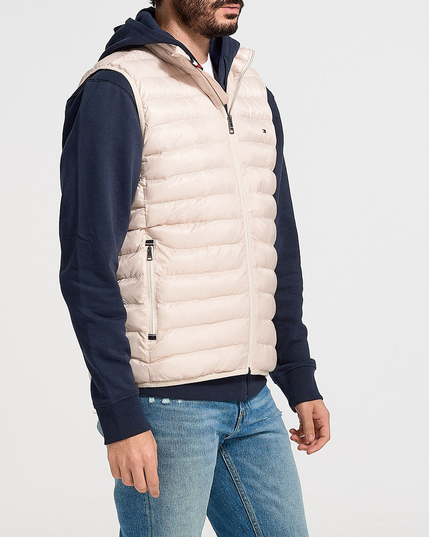 TOMMY HILFIGER ΑΝΔΡΙΚΟ ΓΙΛΕΚΟ ΑΠΟ ΑΝΑΚΥΚΛΩΜΕΝΑ ΥΛΙΚΑ - ΜW0MW18762 ...