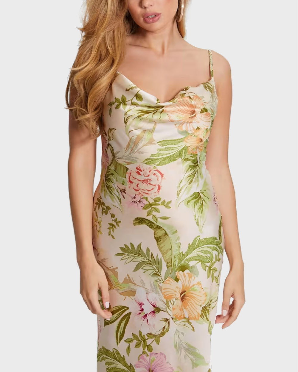 GUESS ΓΥΝΑΙΚΕΙΟ ΦΟΡΕΜΑ AKILINA - W3GK85WD8G2 - sagiakos-stores.gr