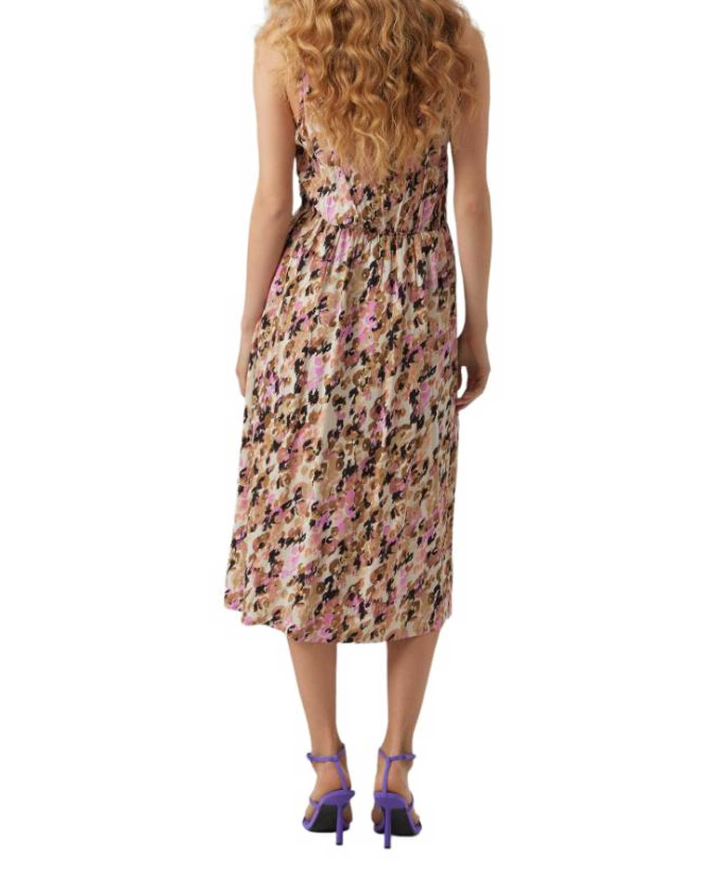 VERO MODA ΓΥΝΑΙΚΕΙΟ MIDI ΦΟΡΕΜΑ ΜΕ ΣΚΙΣΙΜΟ - 10286786 - sagiakos-stores.gr