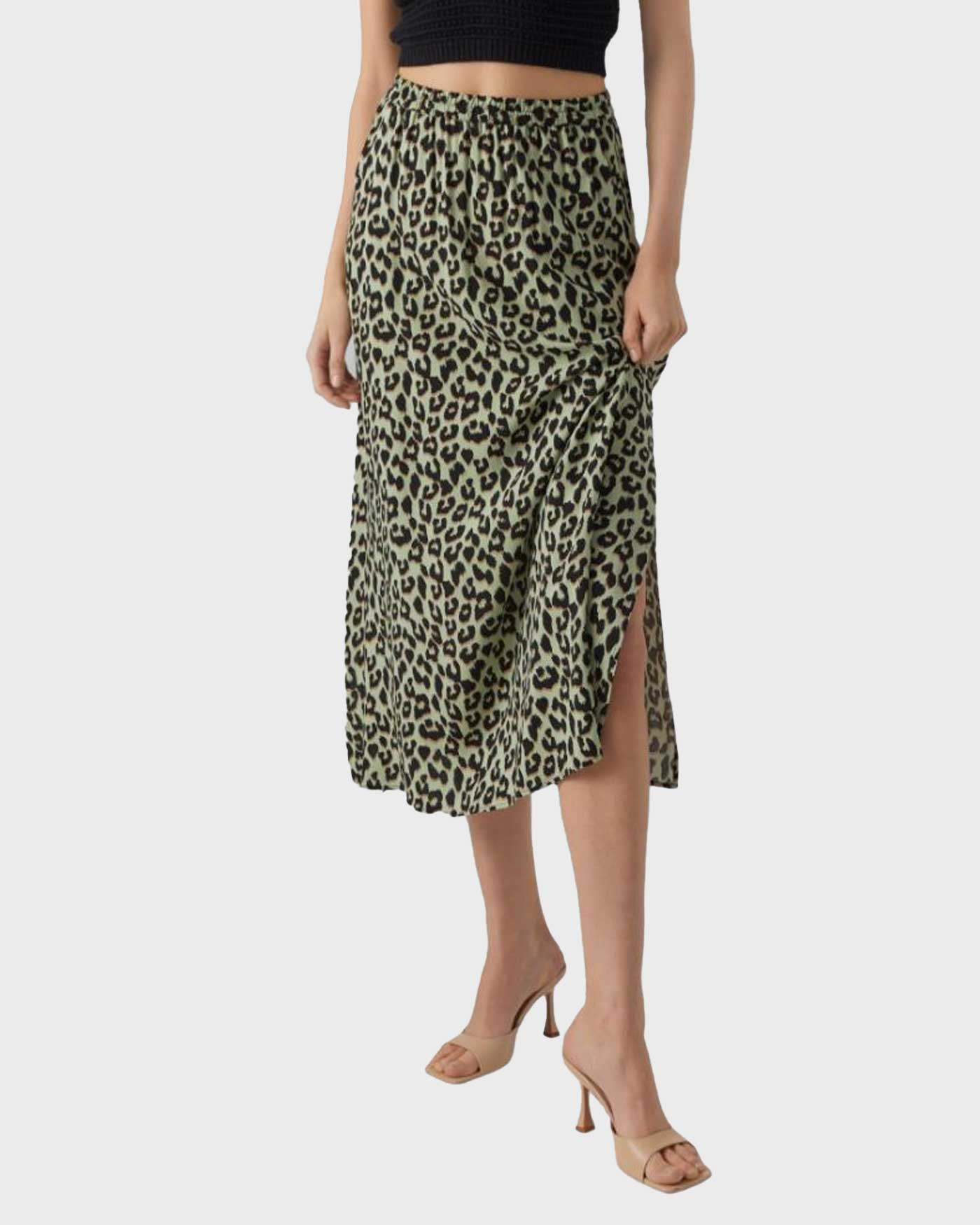 VERO MODA ΓΥΝΑΙΚΕΙΑ MIDI ΦΟΥΣΤΑ ΜΕ ΣΚΙΣΙΜΟ - 10286800 - sagiakos-stores.gr