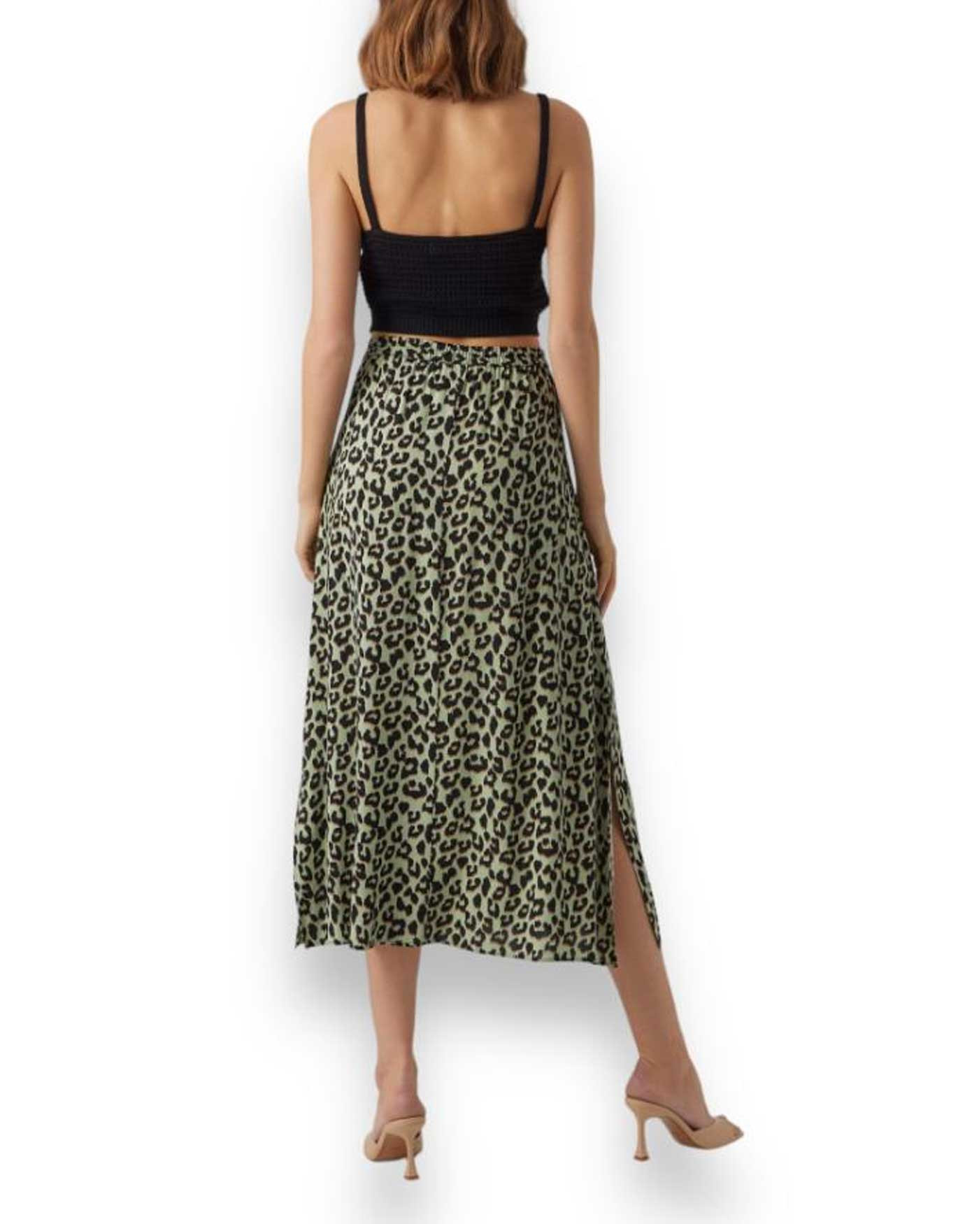 VERO MODA ΓΥΝΑΙΚΕΙΑ MIDI ΦΟΥΣΤΑ ΜΕ ΣΚΙΣΙΜΟ - 10286800 - sagiakos-stores.gr
