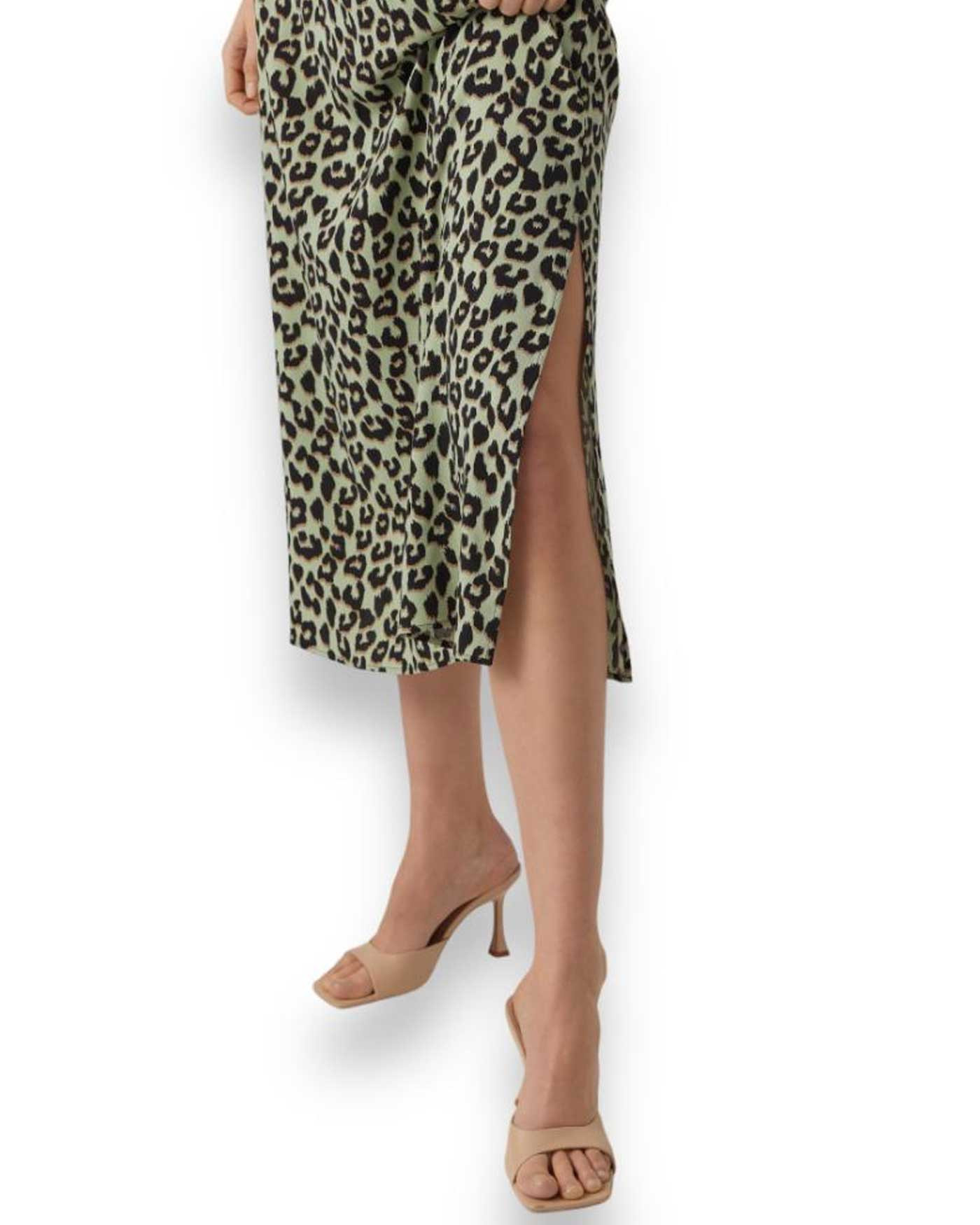 VERO MODA ΓΥΝΑΙΚΕΙΑ MIDI ΦΟΥΣΤΑ ΜΕ ΣΚΙΣΙΜΟ - 10286800 - sagiakos-stores.gr