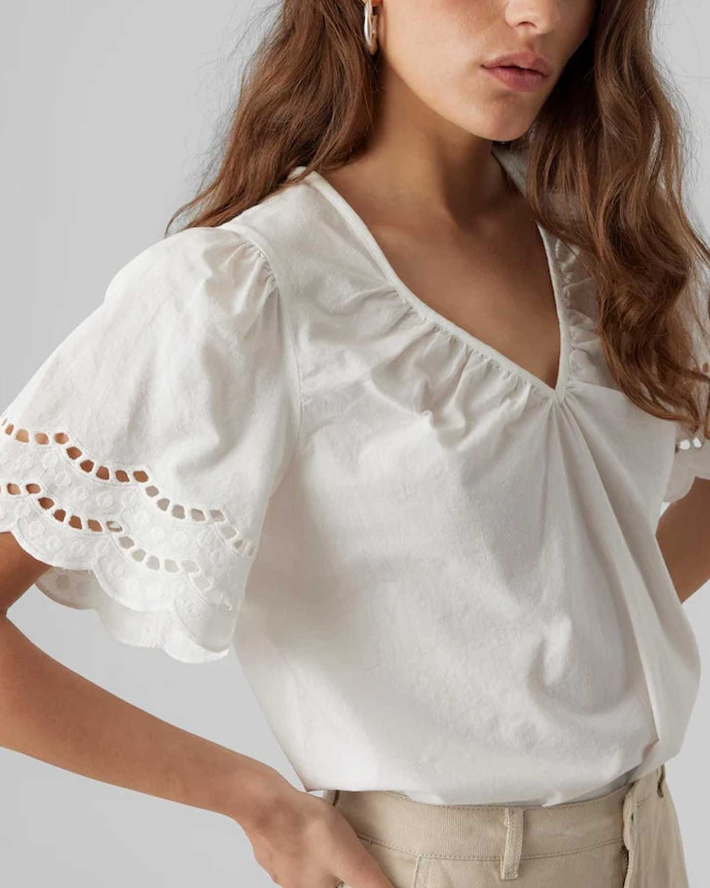 VERO MODA ΓΥΝΑΙΚΕΙΑ ΜΠΛΟΥΖΑ - 10287311 - sagiakos-stores.gr