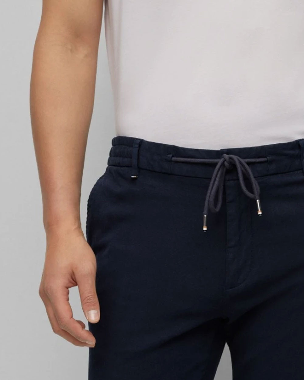 BOSS ΑΝΔΡΙΚΟ CHINO ΠΑΝΤΕΛΟΝΙ ΜΕ ΛΑΣΤΙΧΟ ΣΤΗ ΜΕΣΗ KANE-DS - 50487750 ...