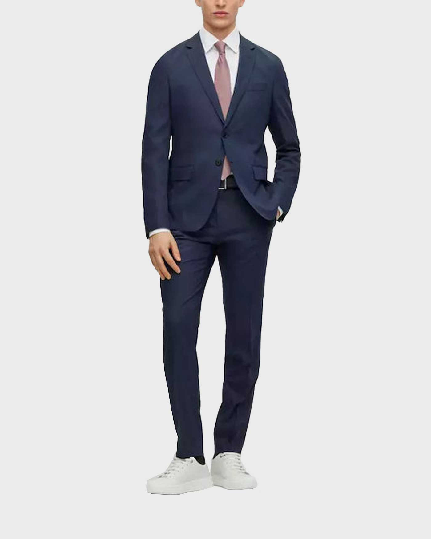 BOSS ΑΝΔΡΙΚΟ ΚΟΣΤΟΥΜΙ ΣΕ ΣΤΕΝΗ ΓΡΑΜΜΗ 2PCS P-HUGE - 50489638 - sagiakos ...