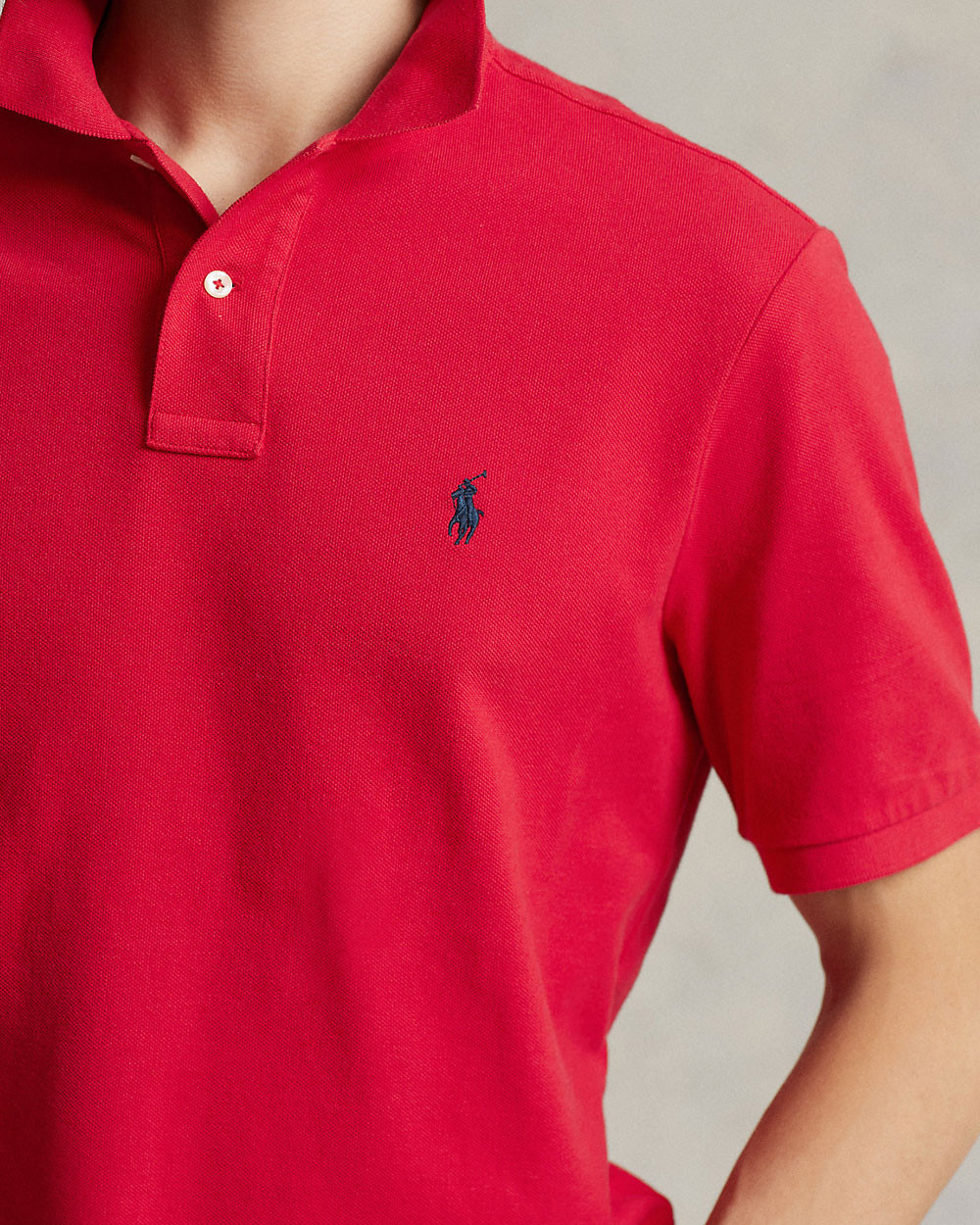 POLO RALPH LAUREN Custom Slim Fit Mesh Polo Shirt - 710666998003 ...