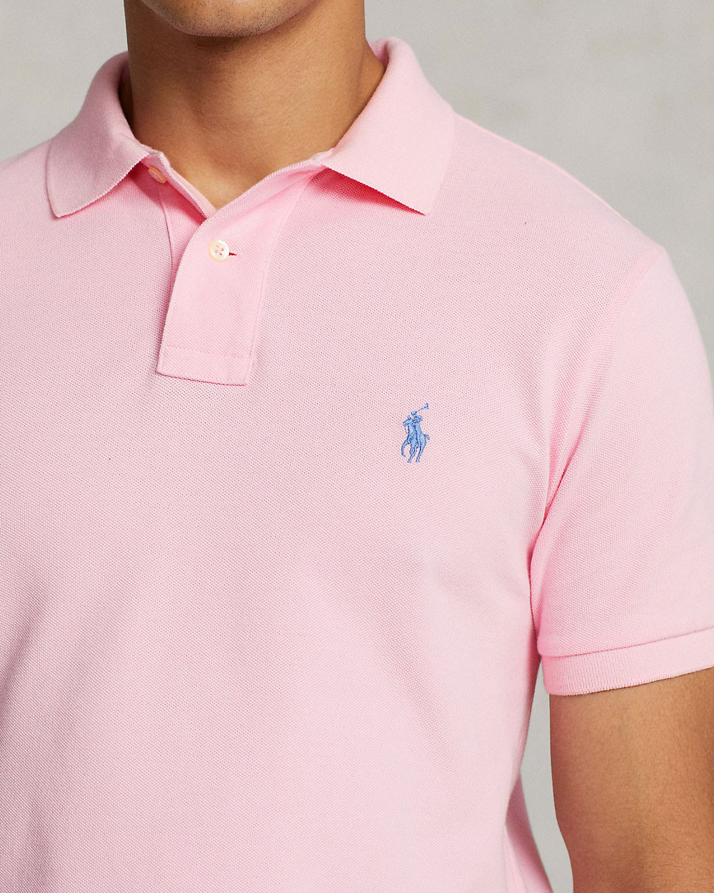 POLO RALPH LAUREN Custom Slim Fit Mesh Polo Shirt - 710782592033 ...
