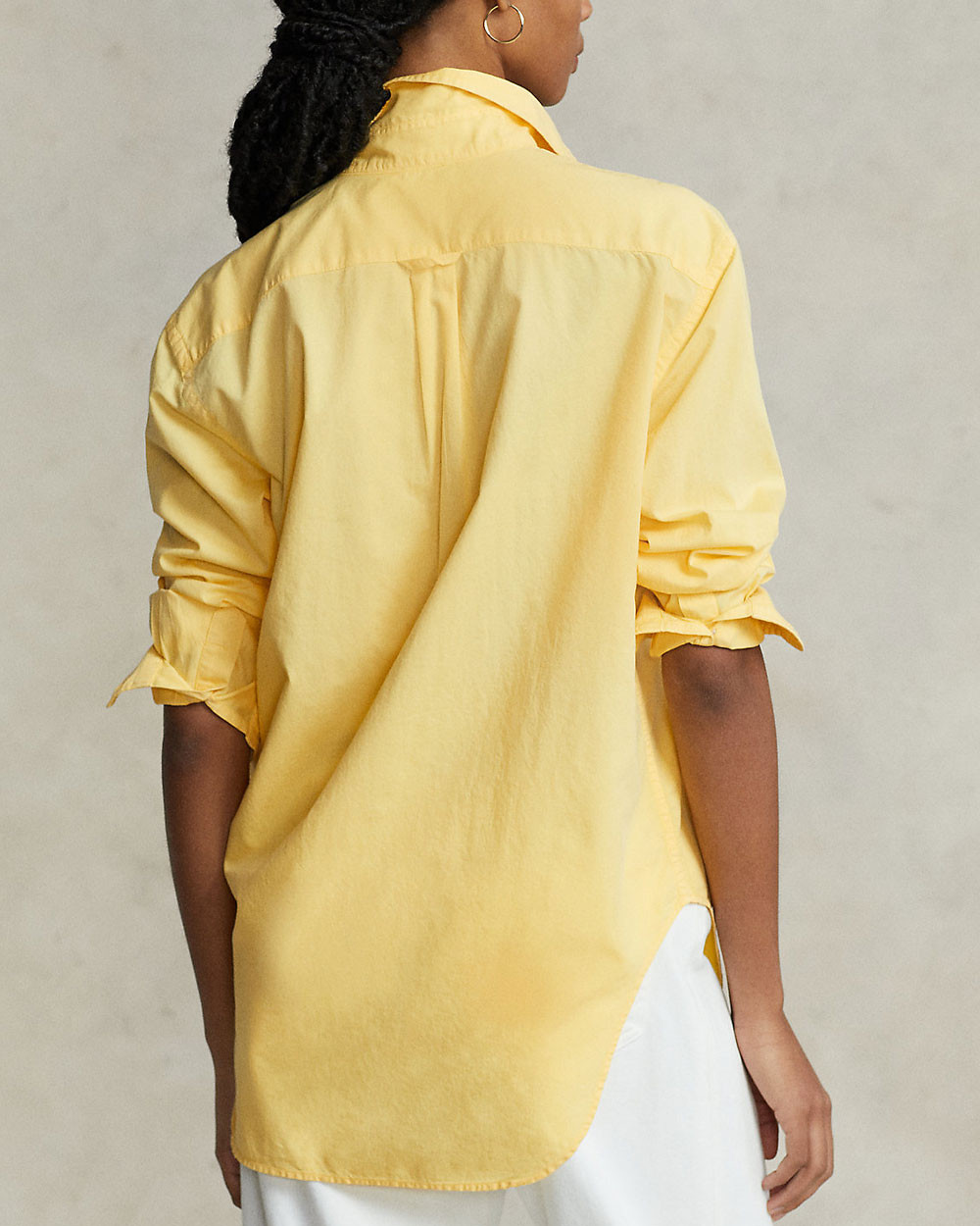 POLO RALPH LAUREN ΓΥΝΑΙΚΕΙΟ ΠΟΥΚΑΜΙΣΟ Oversize Cotton Twill Shirt ...