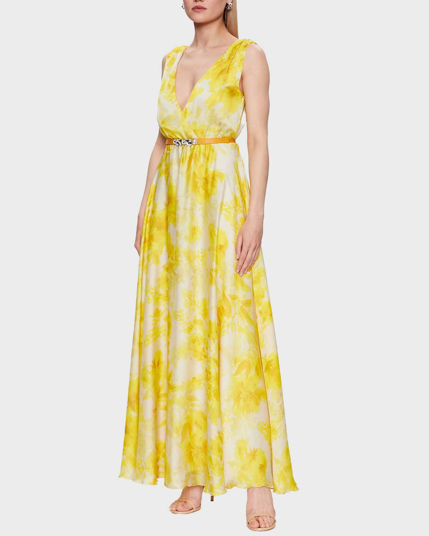 LIU-JO ΓΥΝΑΙΚΕΙΟ MAXI ΒΡΑΔΙΝΟ FLORAL ΦΟΡΕΜΑ - CA3416 T2514 - sagiakos ...