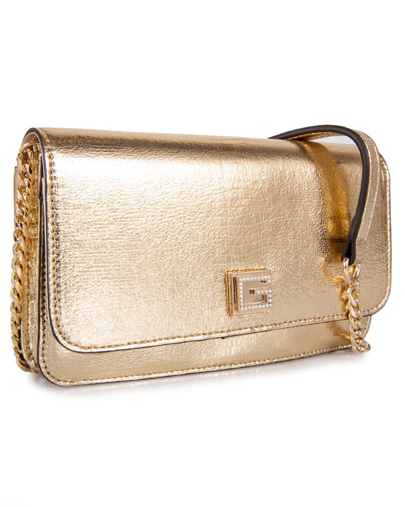 GUESS ΧΡΥΣΗ ΓΥΝΑΙΚΕΙΑ ΤΣΑΝΤΑ ΏΜΟΥ - HWΚG8749770 - sagiakos-stores.gr