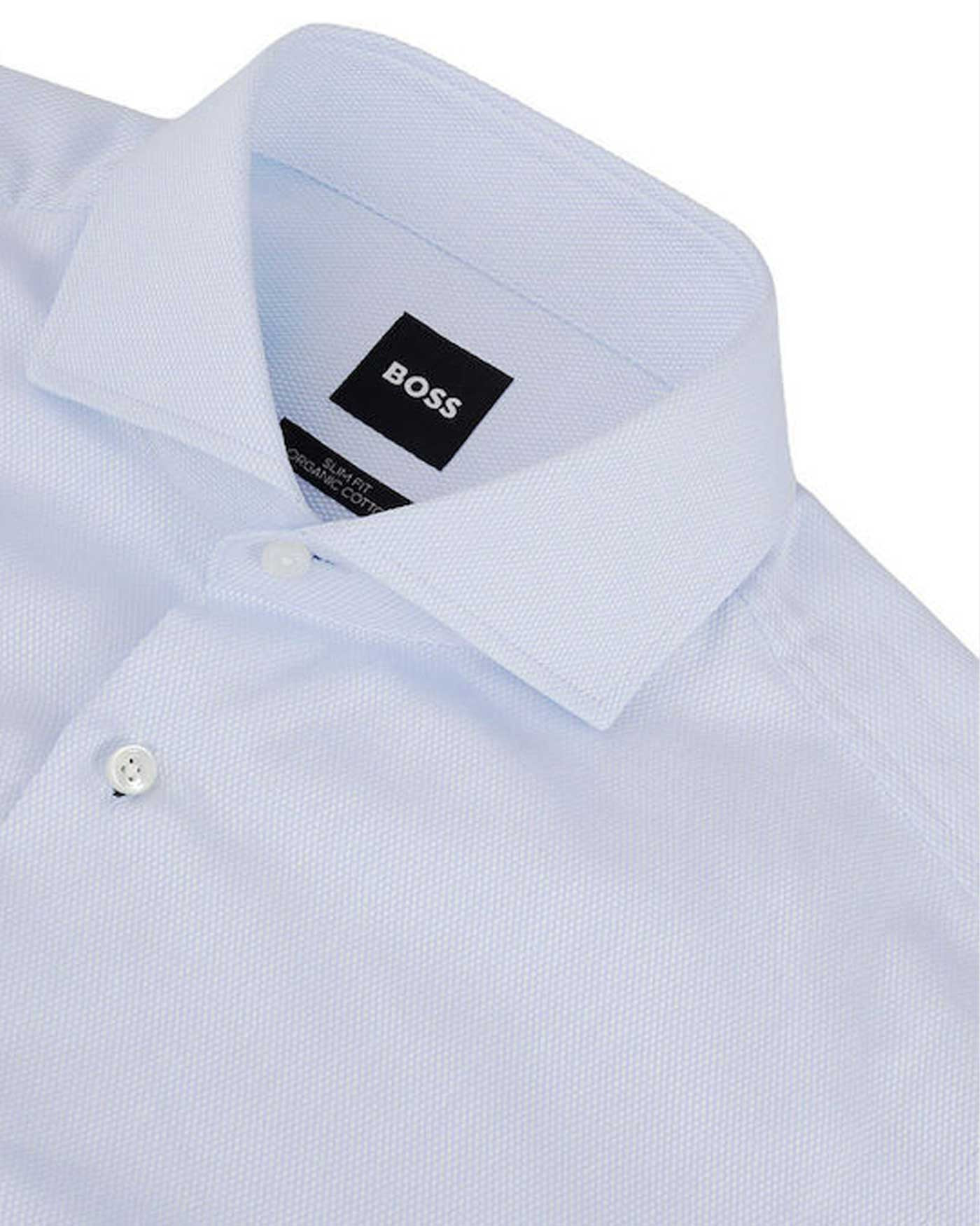 BOSS ΑΝΔΡΙΚΟ ΠΟΥΚΑΜΙΣΟ ΣΕ ΣΤΕΝΗ ΓΡΑΜΜΗ - 50490144 - sagiakos-stores.gr