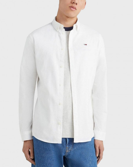 TOMMY HILFIGER DOBBY stretch ΑΝΔΡΙΚΟ ΠΟΥΚΑΜΙΣΟ - DM0DM04405 - sagiakos ...