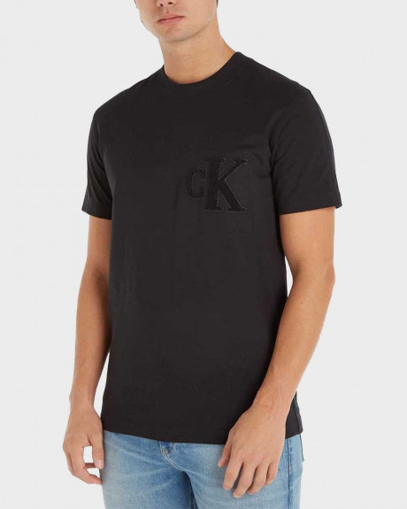CALVIN KLEIN ΑΝΔΡΙΚΗ ΜΠΛΟΥΖΑ ΚΑΝΟΝΙΚΗ ΓΡΑΜΜΗ 100% ΒΑΜΒΑΚΙ - J30J323492 ...