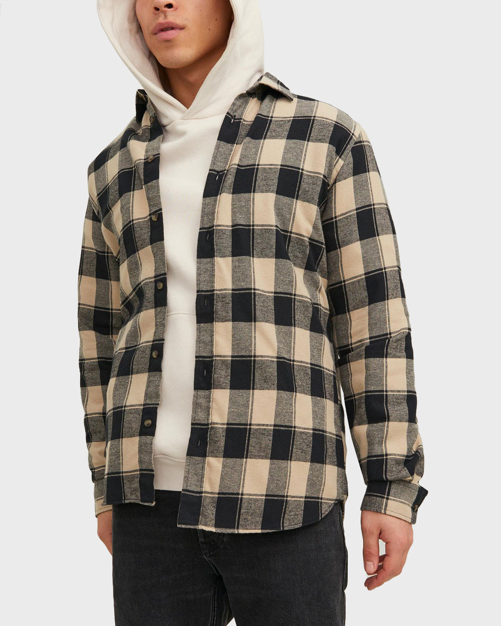 JACK & JONES ΑΝΔΡΙΚΟ ΠΟΥΚΑΜΙΣΟ ΚΑΡΟ - 12236873 - sagiakos-stores.gr