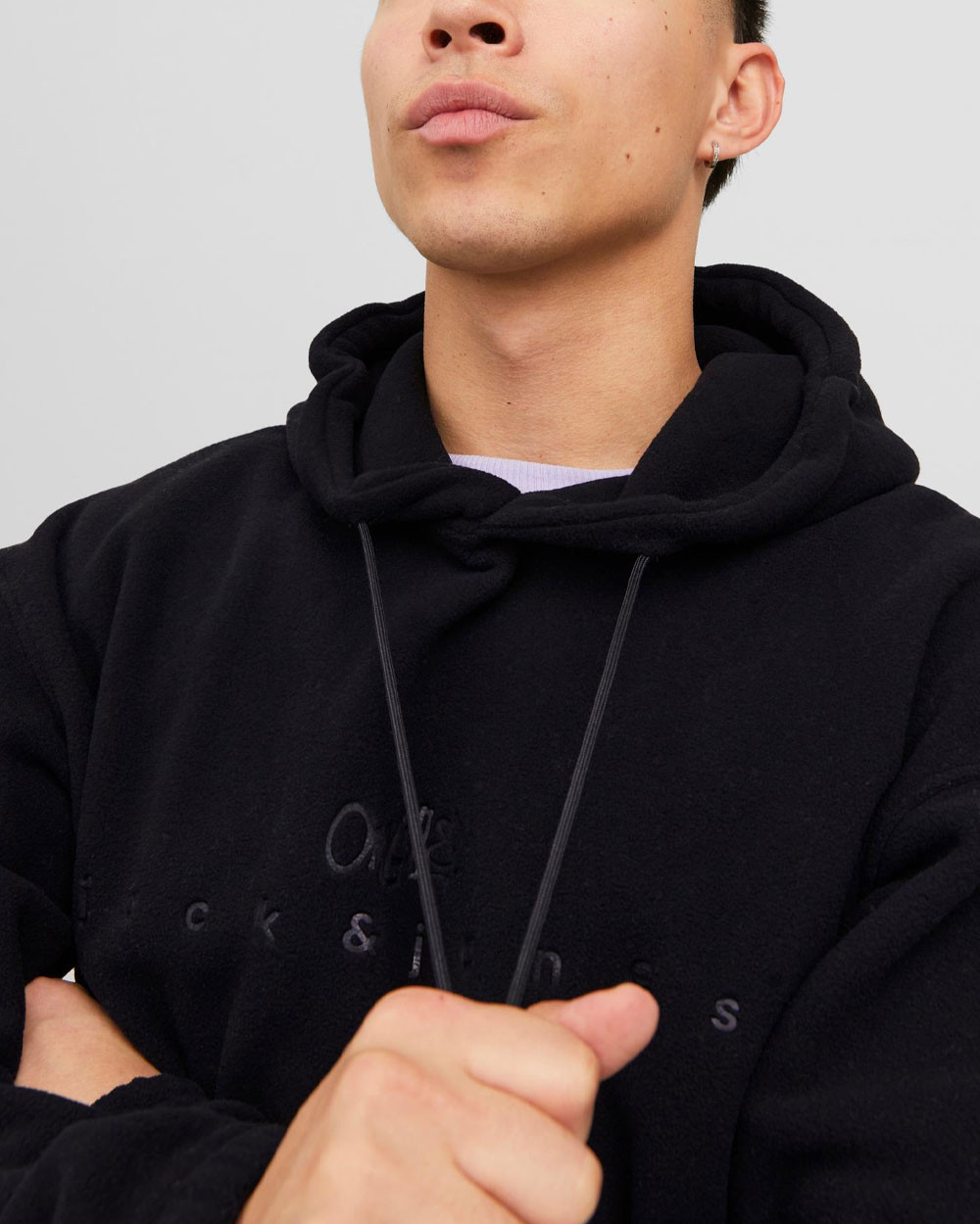 JACK & JONES ΑΝΔΡΙΚΟ ΦΟΥΤΕΡ FLEECE - 12242470 - sagiakos-stores.gr