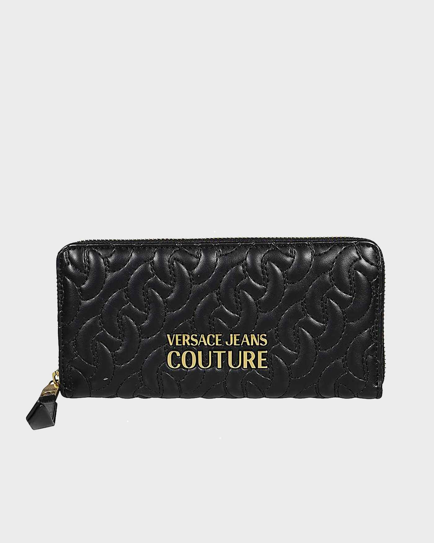 VERSACE ΓΥΝΑΙΚΕΙΟ ΠΟΡΤΟΦΟΛΙ ΜΕ ΧΡΥΣΟ ΛΟΓΟΤΥΠΟ - AC75VA5PA1 ZS803 ...