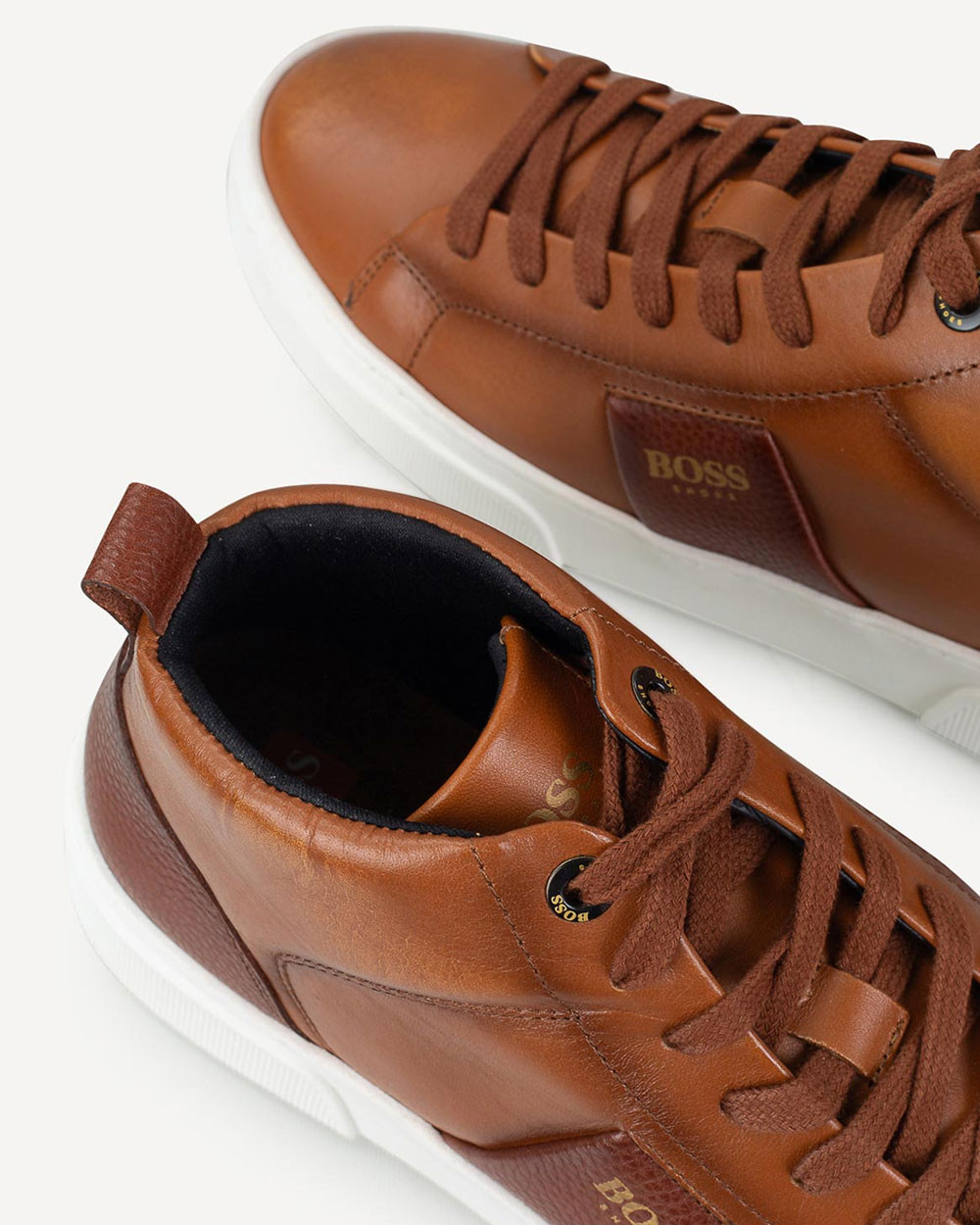 BOSS SHOES ΑΝΔΡΙΚΑ ΔΕΡΜΑΤΙΝΑ ΜΠΟΤΑΚΙΑ - ΧΖ520 - sagiakos-stores.gr