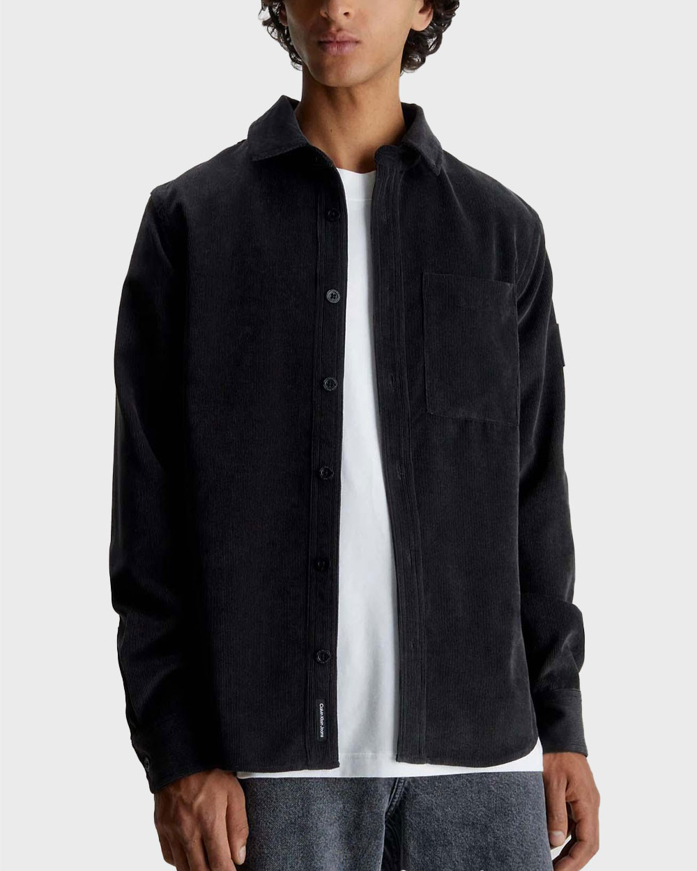 CALVIN KLEIN ΑΝΔΡΙΚΟ ΠΟΥΚΑΜΙΣΟ ΚΟΤΛΕ - J30J324394 - sagiakos-stores.gr
