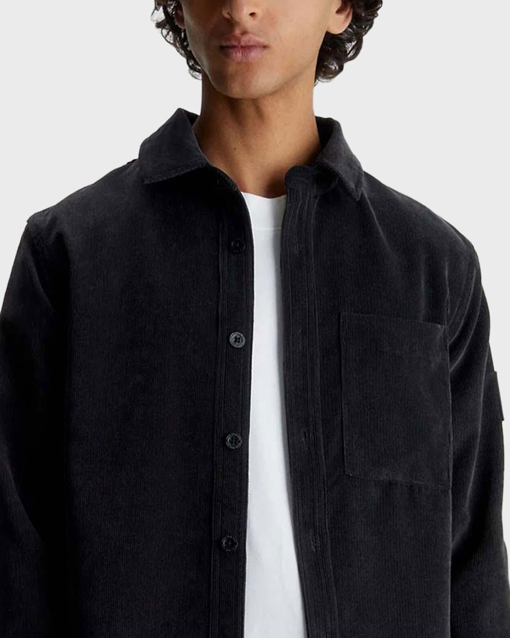 CALVIN KLEIN ΑΝΔΡΙΚΟ ΠΟΥΚΑΜΙΣΟ ΚΟΤΛΕ - J30J324394 - sagiakos-stores.gr