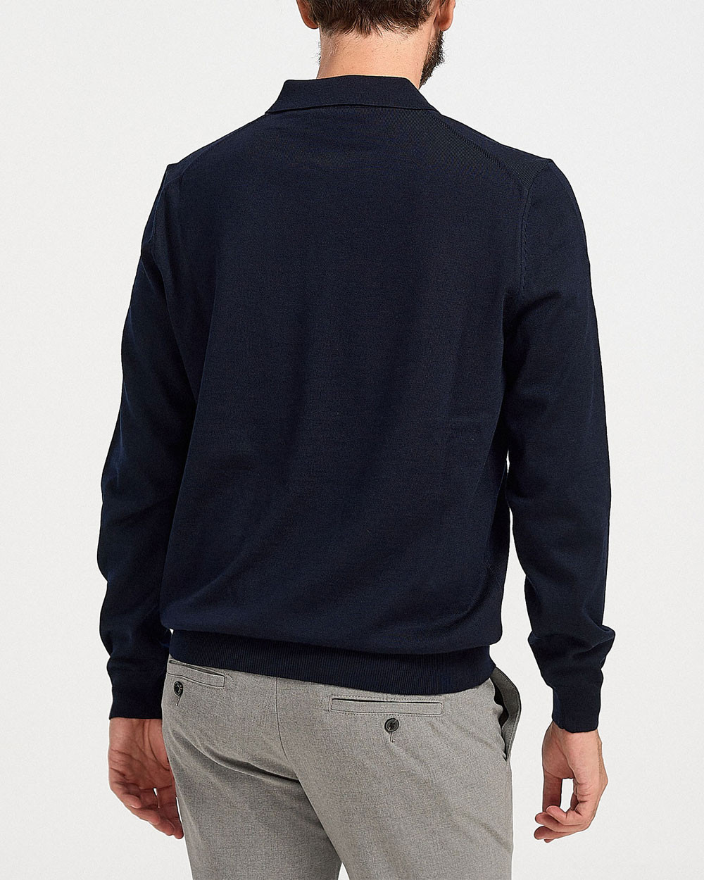 BOSS BONO ΑΝΔΡΙΚΗ ΜΑΛΛΙΝΗ ΜΠΛΟΥΖΑ POLO - 50476357 - sagiakos-stores.gr
