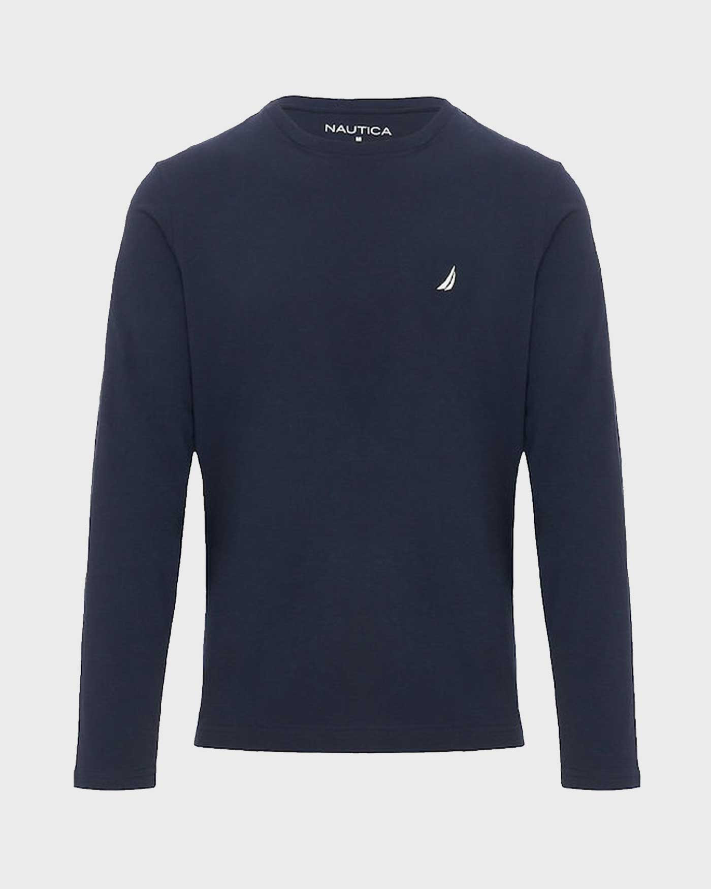 NAUTICA ΑΝΔΡΙΚΗ ΜΠΛΟΥΖΑ ΜΙΚΡΟ ΚΕΝΤΗΤΟ LOGO - V37700 - sagiakos-stores.gr