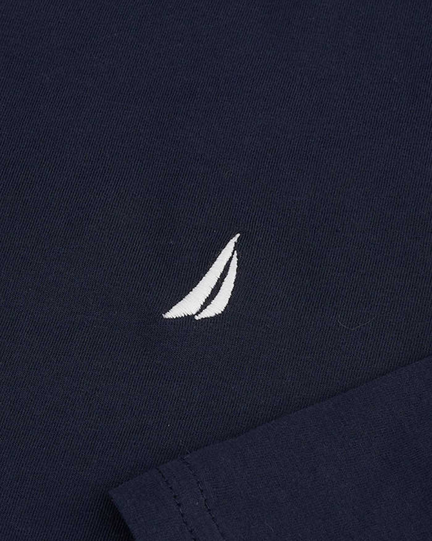 NAUTICA ΑΝΔΡΙΚΗ ΜΠΛΟΥΖΑ ΜΙΚΡΟ ΚΕΝΤΗΤΟ LOGO - V37700 - sagiakos-stores.gr
