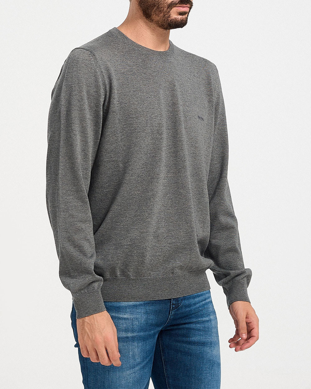 BOSS ΑΝΔΡΙΚΟ ΜΑΛΛΙΝΟ ΠΟΥΛΟΒΕΡ - 50476364 ΒΟΤΤΟ - sagiakos-stores.gr
