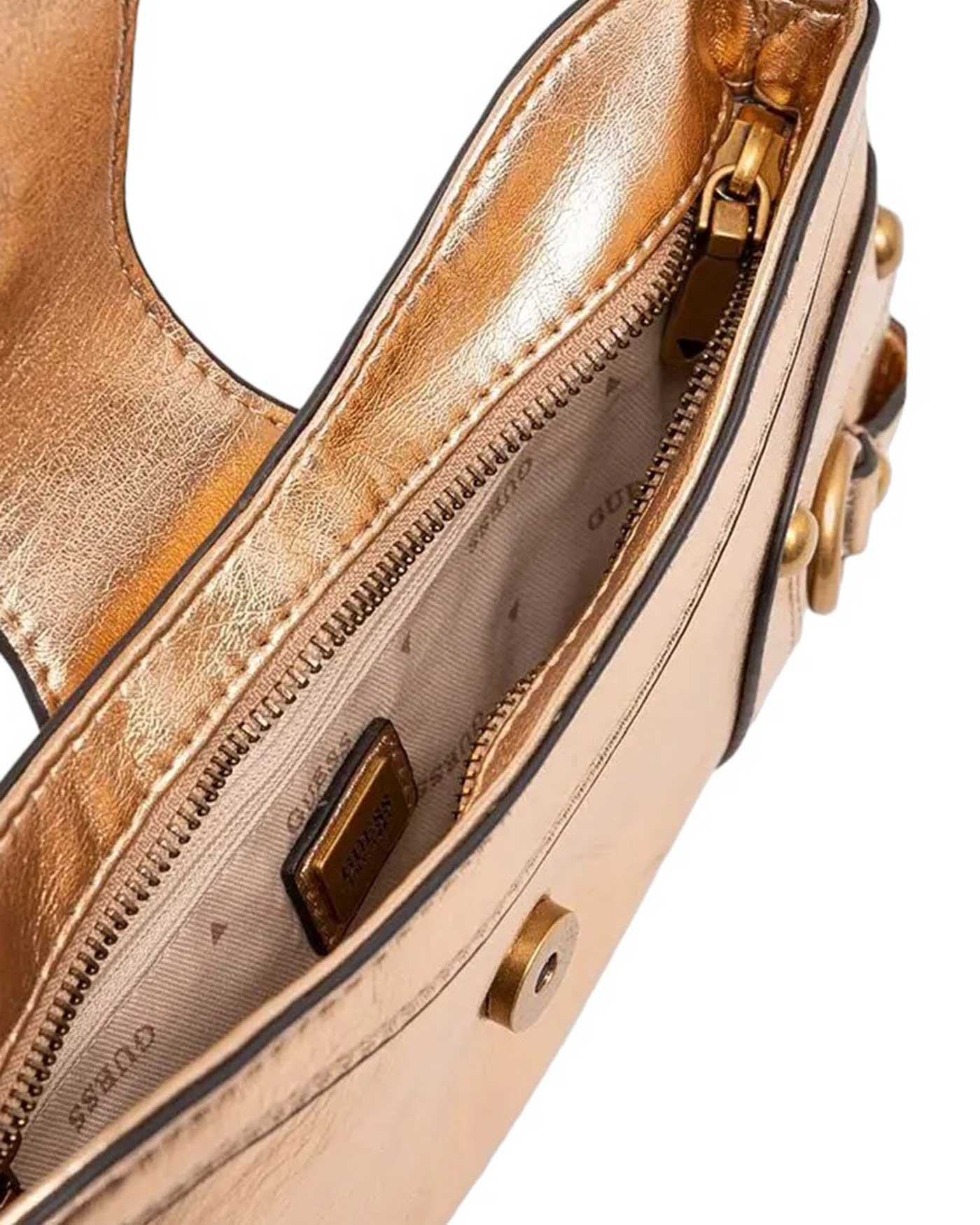 GUESS ΓΥΝΑΙΚΕΙΑ ΤΣΑΝΤΑ VINTAGE ΜΕΤΑΛΛΙΚΗ - ΗWΜΒ899718 GLOSS - sagiakos ...