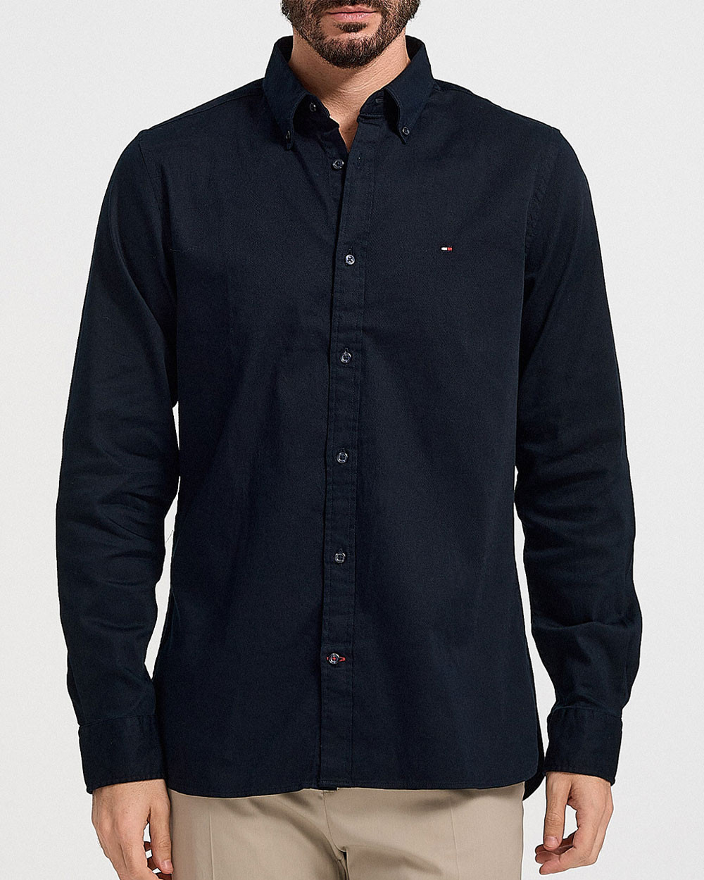 TOMMY HILFIGER ΑΝΔΡΙΚΟ ΠΟΥΚΑΜΙΣΟ ΣΤΕΝΗ ΓΡΑΜΜΗ - MW0MW29970 - sagiakos ...
