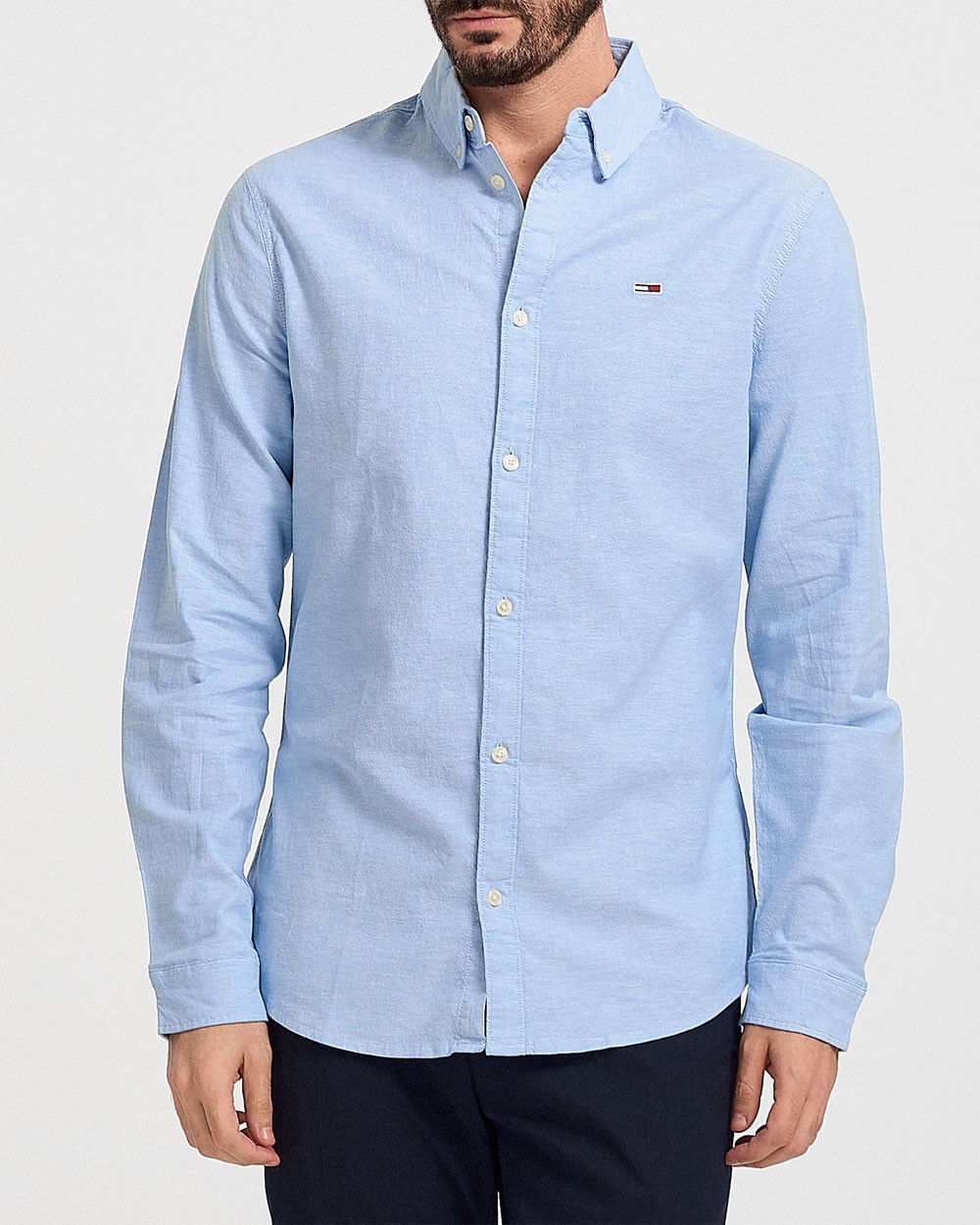TOMMY HILFIGER ΑΝΔΡΙΚΟ ΠΟΥΚΑΜΙΣΟ ΣΤΕΝΗ ΓΡΑΜΜΗ - DM0DM09594 - sagiakos ...