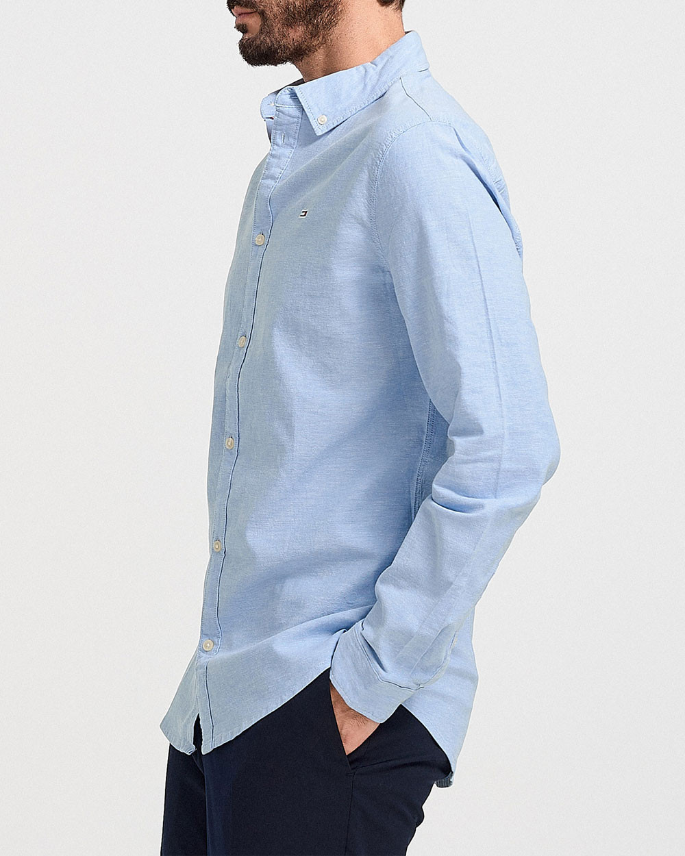 TOMMY HILFIGER ΑΝΔΡΙΚΟ ΠΟΥΚΑΜΙΣΟ ΣΤΕΝΗ ΓΡΑΜΜΗ - DM0DM09594 - sagiakos ...