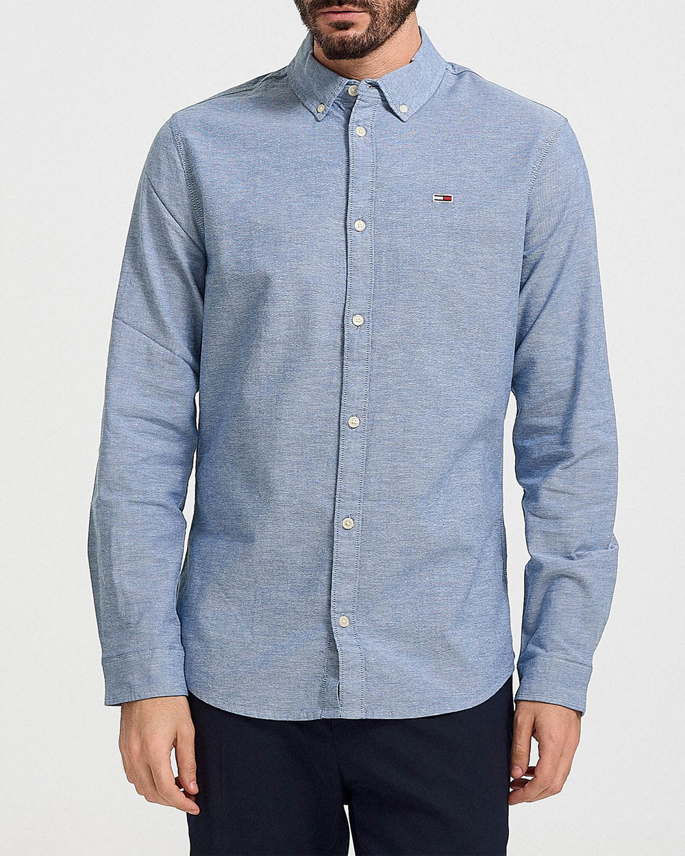 TOMMY HILFIGER ΑΝΔΡΙΚΟ ΠΟΥΚΑΜΙΣΟ ΣΤΕΝΗ ΓΡΑΜΜΗ - DM0DM09594 - sagiakos ...