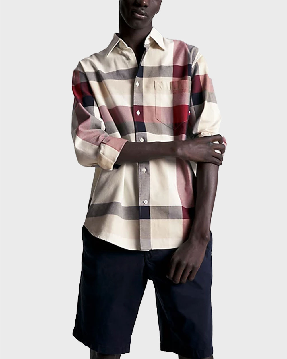 TOMMY HILFIGER ΑΝΔΡΙΚΟ ΠΟΥΚΑΜΙΣΟ ΚΑΡΟ - ΜW0MW31833 - sagiakos-stores.gr
