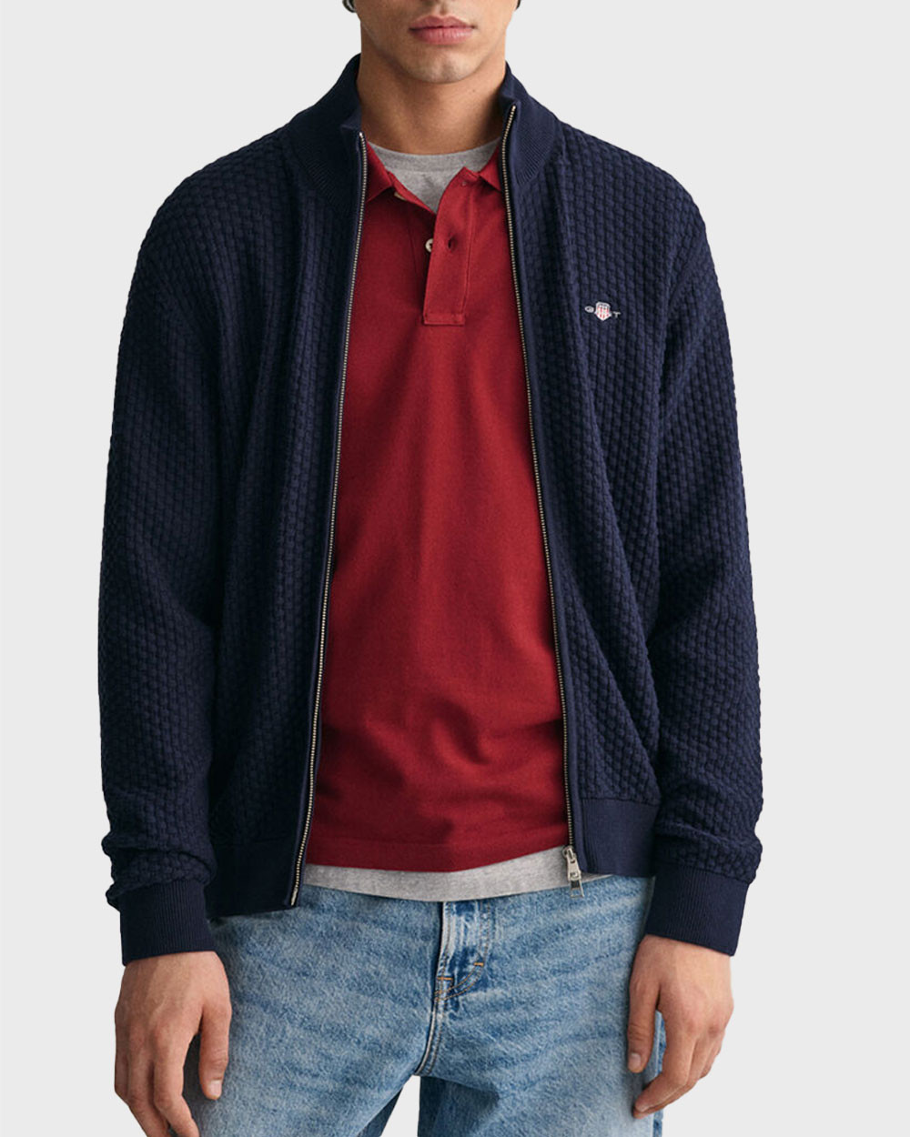 GANT ΑΝΔΡΙΚΗ ΖΑΚΕΤΑ ΜΕ ΑΝΑΓΛΥΦΗ ΠΛΕΞΗ - 8030173 - sagiakos-stores.gr