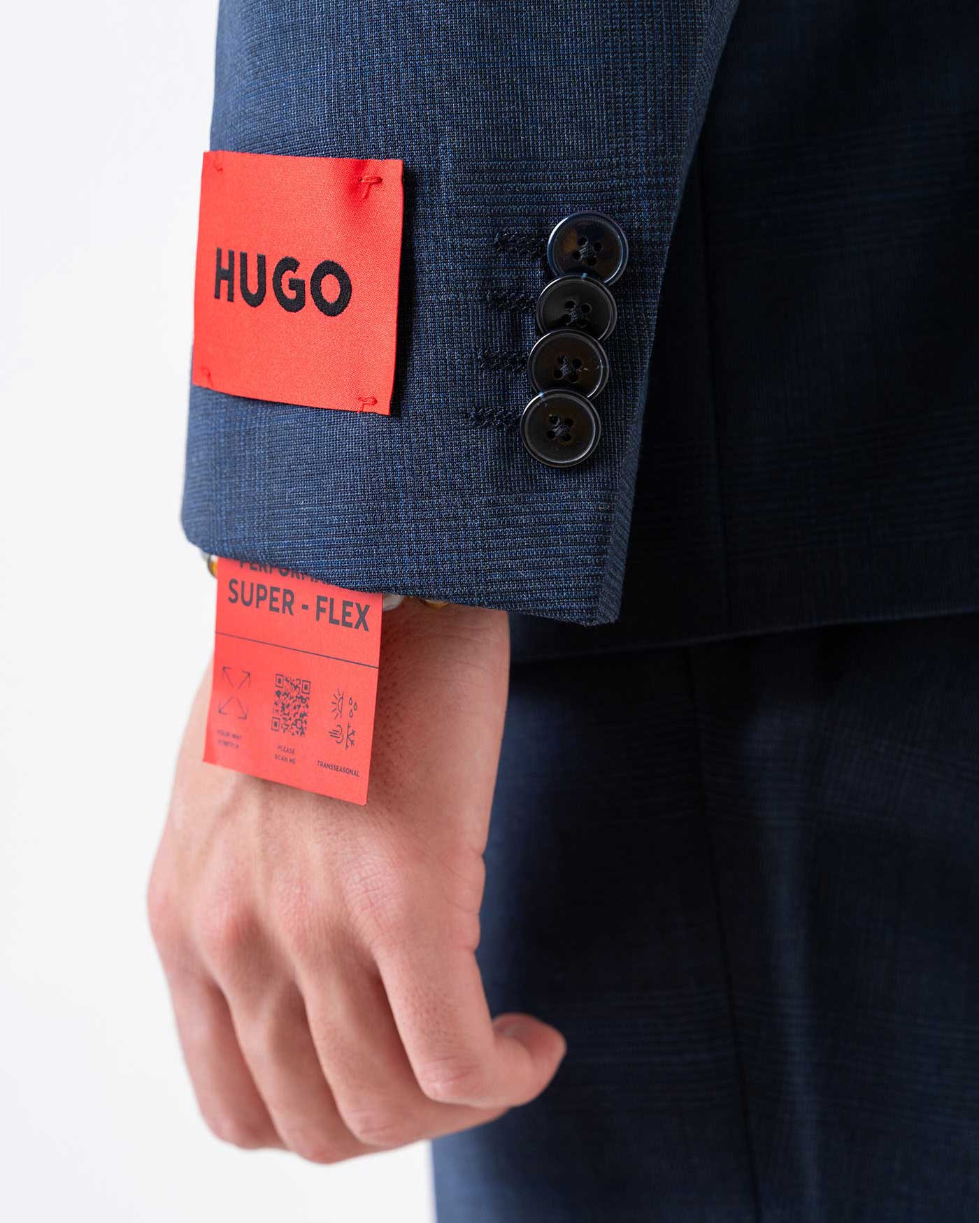 HUGO ΑΝΔΡΙΚΟ ΚΟΣΤΟΥΜΙ 3 PIECES ΣΤΕΝΗ ΓΡΑΜΜΗ HENRY/GETLIN - 50500411 ...